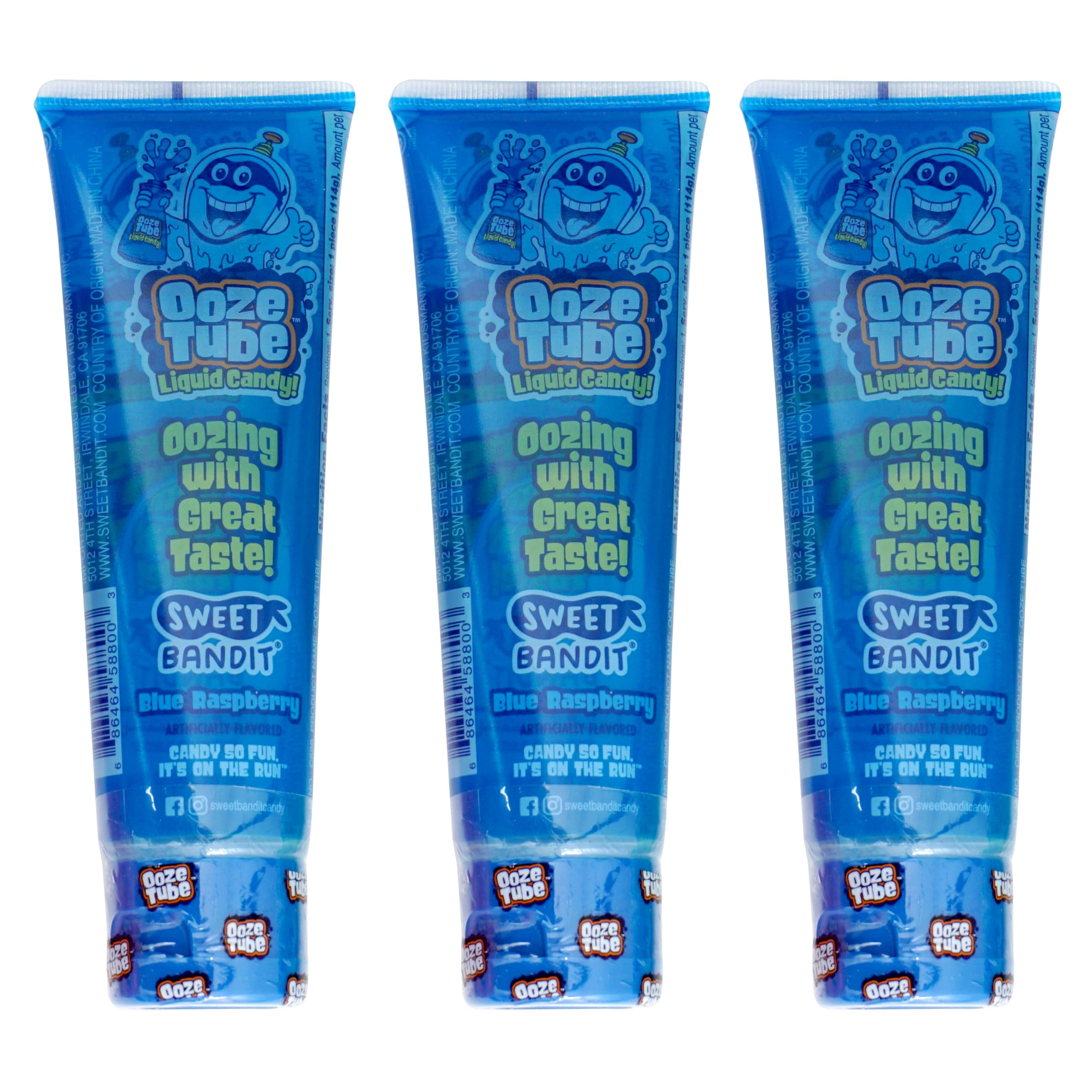Kidsmania, Ooze Tube Liquid Candy, 4 Ounce, Blue Raspberry - Walmart.com
