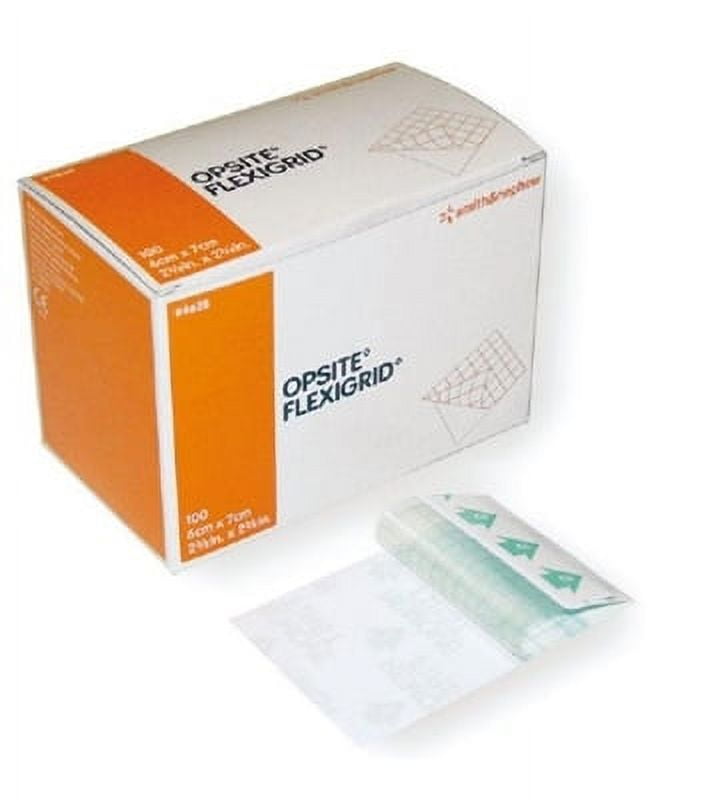 OpSite Flexigrid Dressing, Transparent Film Dressing, 2.375 X 2.75 Inch ...