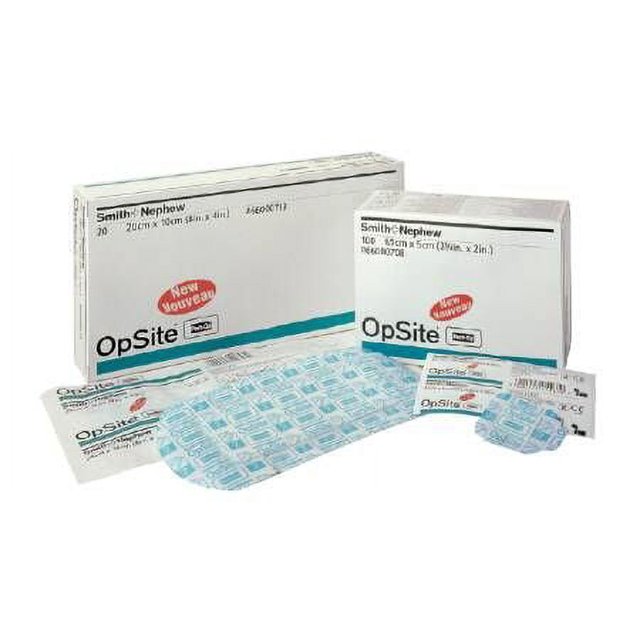 OpSite Post Op Transparent Film Dressing with Pad Rectangle, 3-3/4 X 3 ...