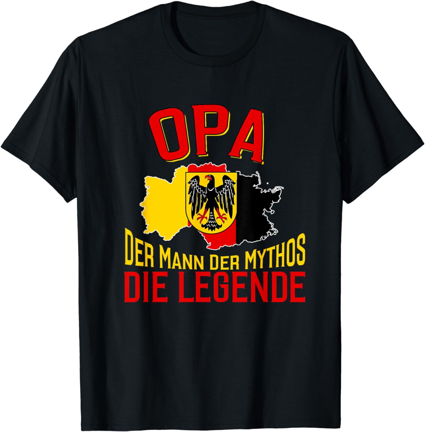 Opa The Man The Myth The Legend German Grandpa T Shirt - Walmart.com