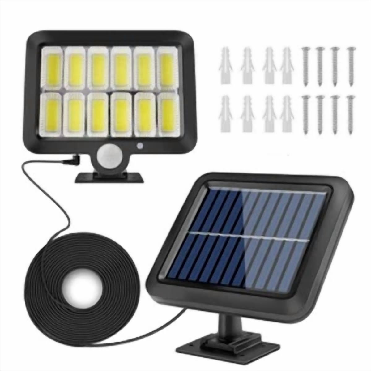 Opal-120 Led Solar Street Lights Pir Motion Sensor Outdoor Security ...