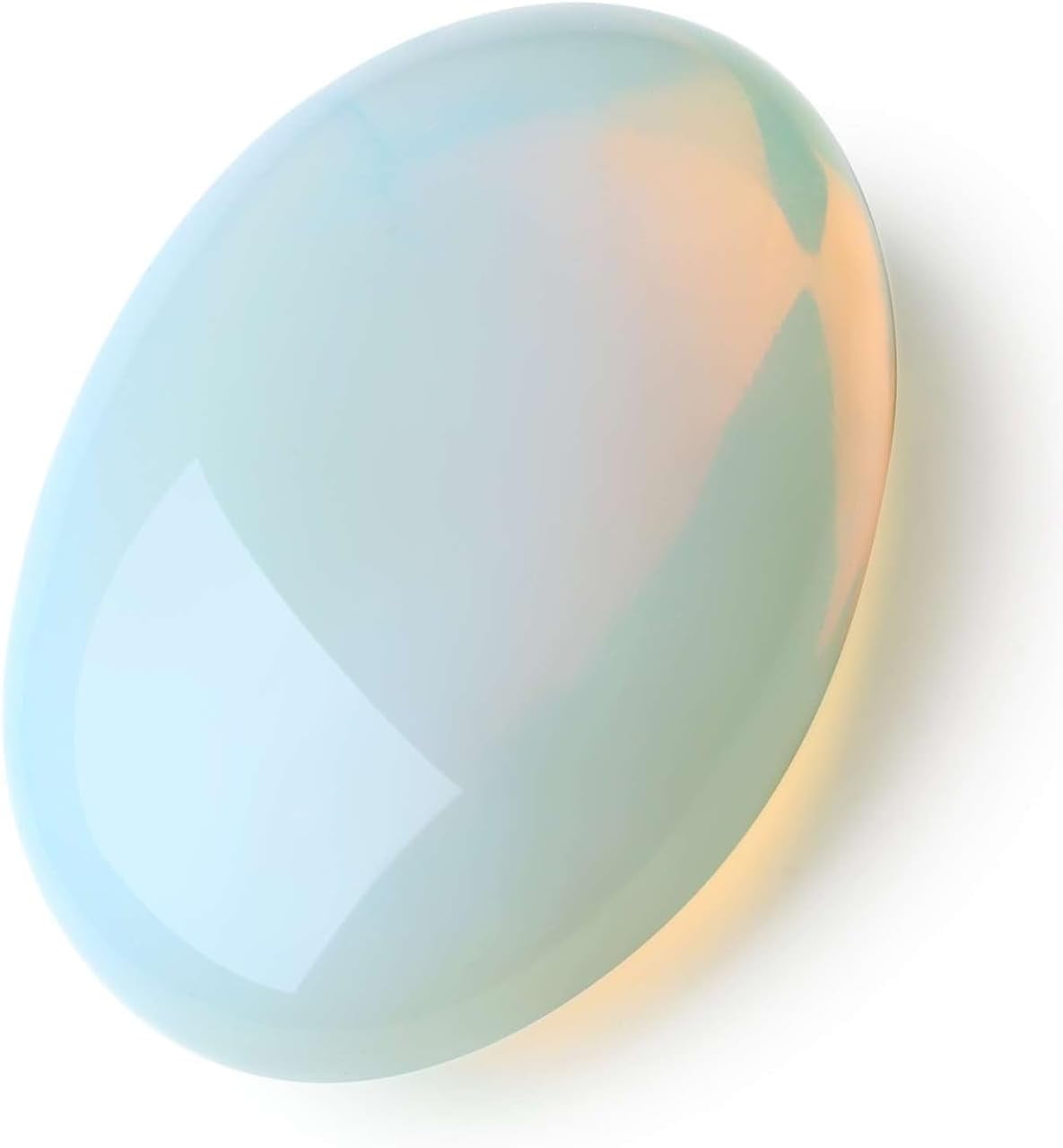 Opal 2.4" Large Palm Stone Healing Crystals Natural Gemstones Calming ...