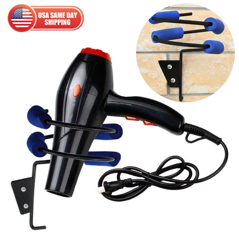 Opal-Home Salon Wall Mounted Anti-Slip Hair Dryer Holder Blower Stand ...