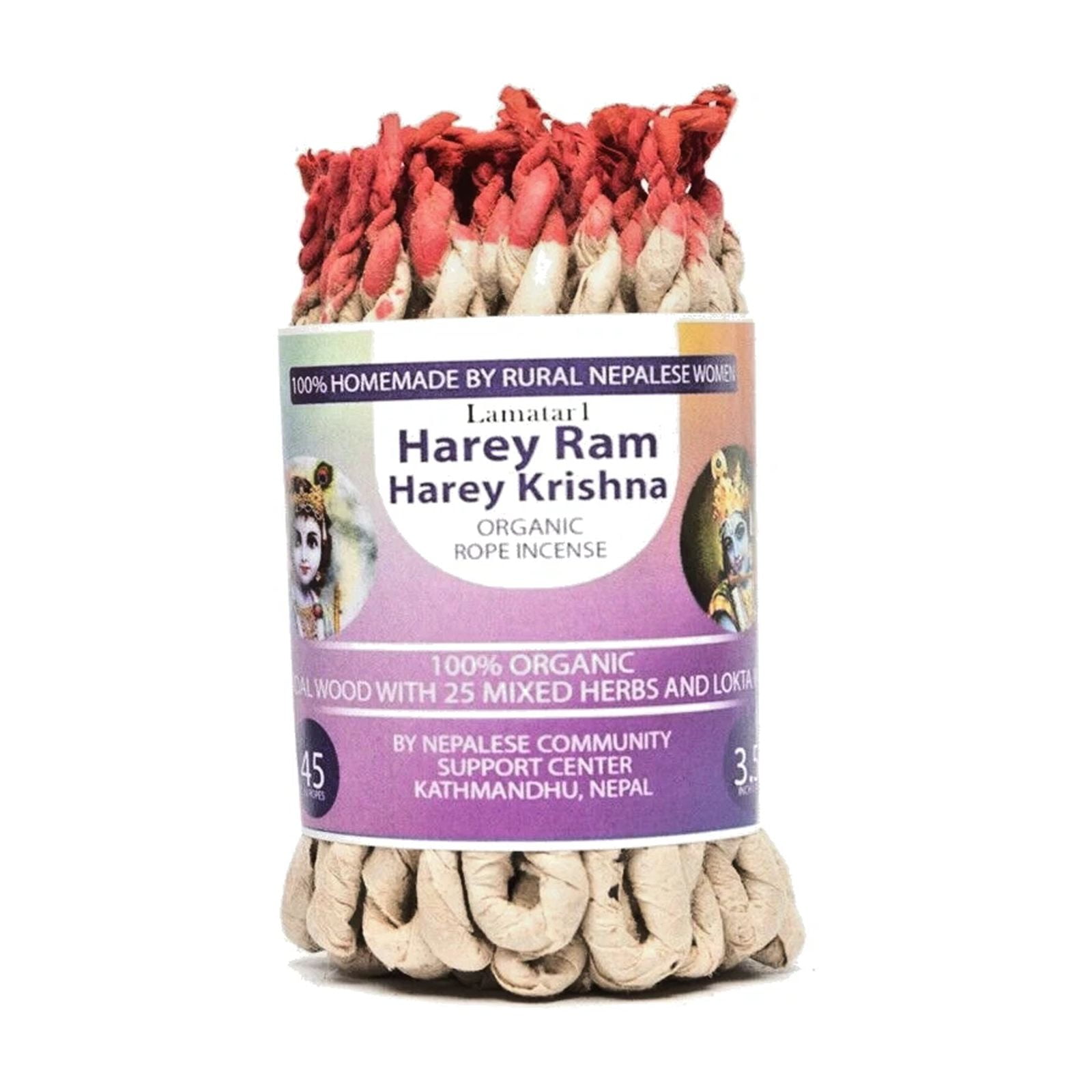 Opal-Lamatar1 Natural Hare Ram Hare Krishna Rope Incense Excellent Home ...