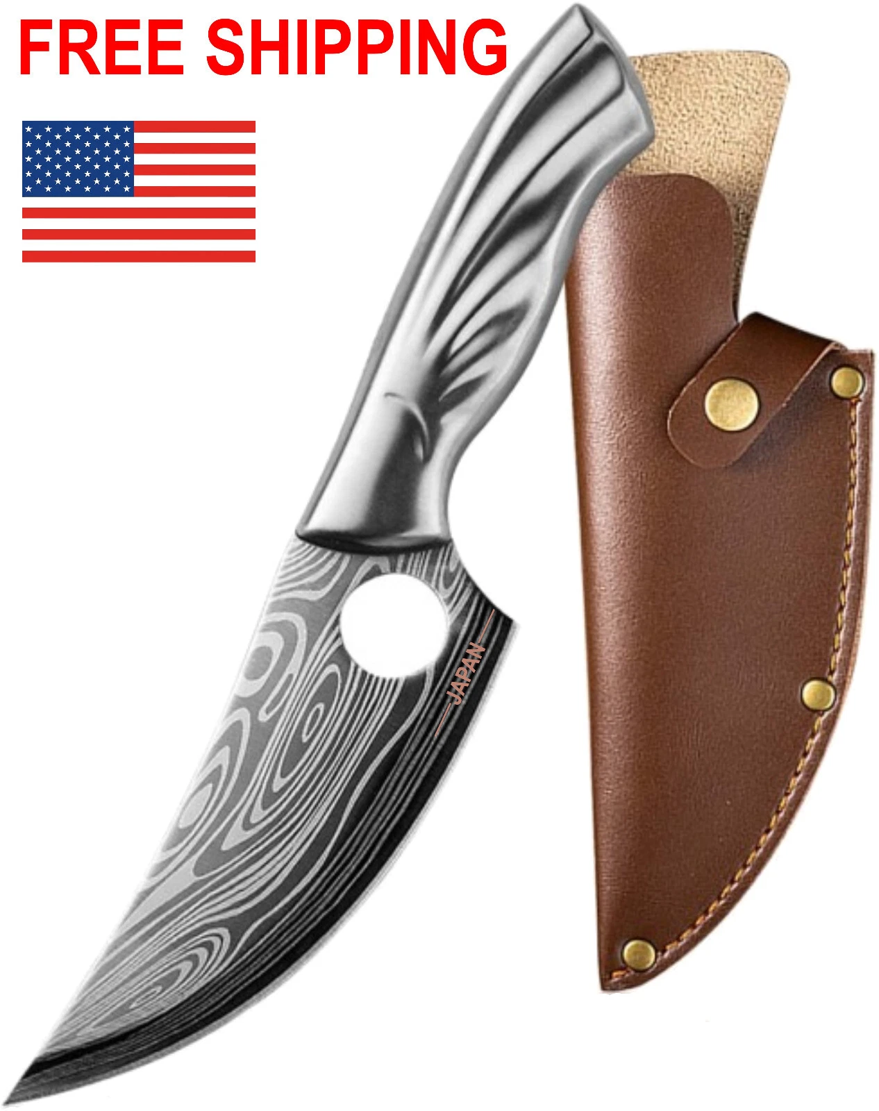 Opal-Viking Chef Knife Japan Kitchen Meat Cleaver Butcher Boning Knife ...