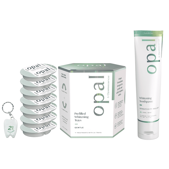Opal by Opalescence Go Teeth Whitening Kit, 7 Gentle Prefilled Gel ...