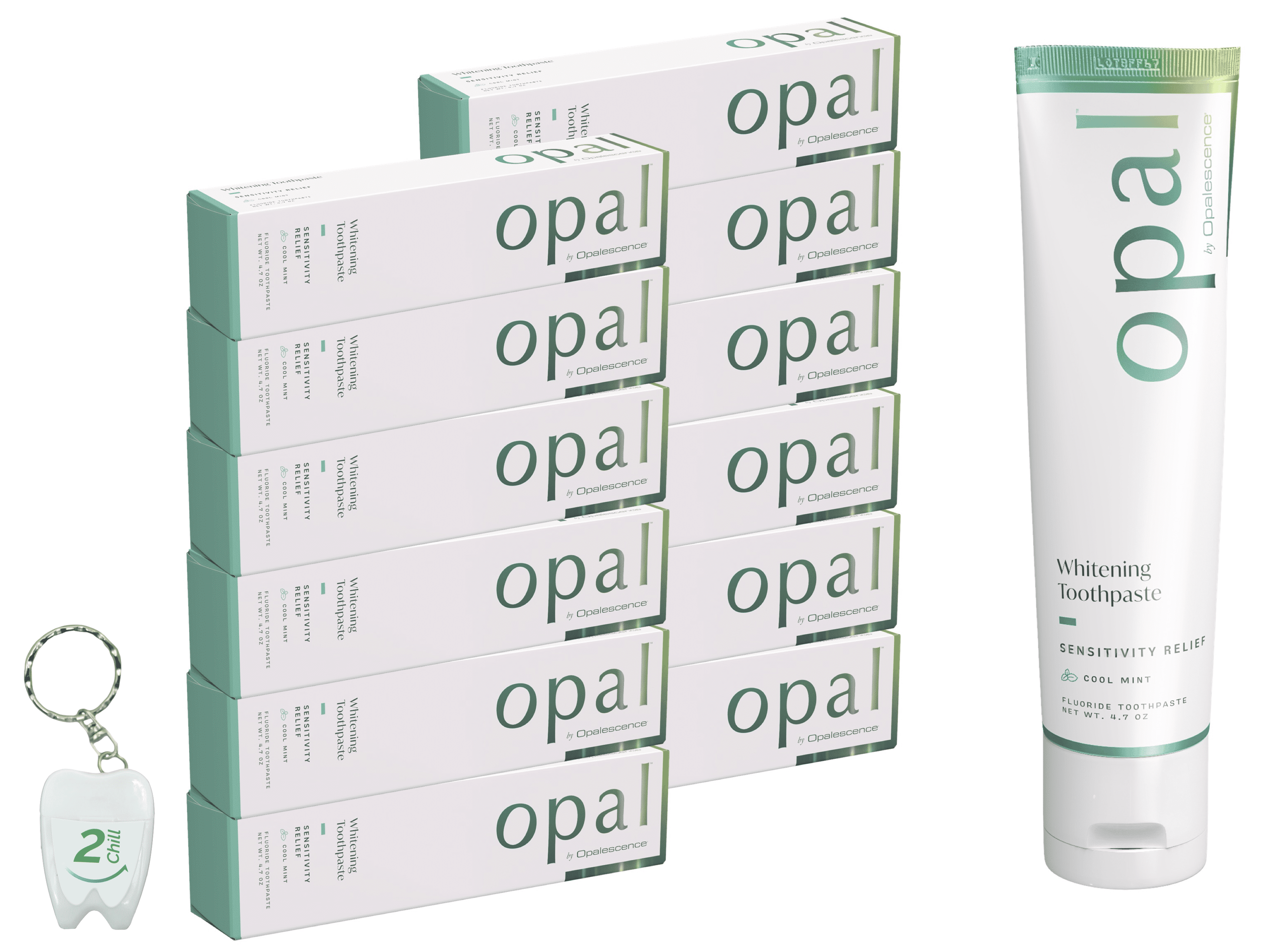 Opal by Opalescence Sensitive Teeth Whitening Toothpaste (12 Pack) Mint ...