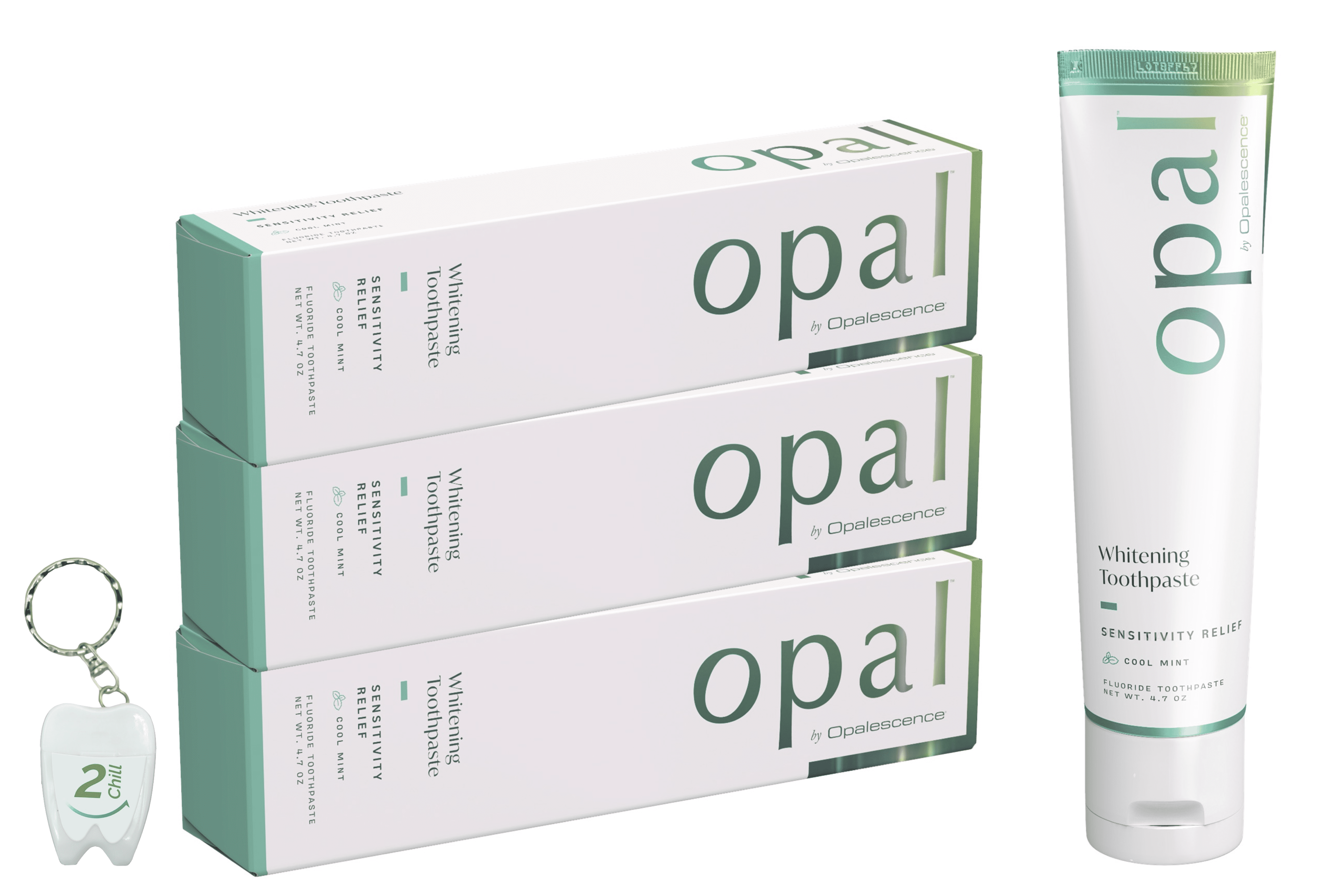 Opal by Opalescence Sensitive Teeth Whitening Toothpaste (3 Pack) Mint ...