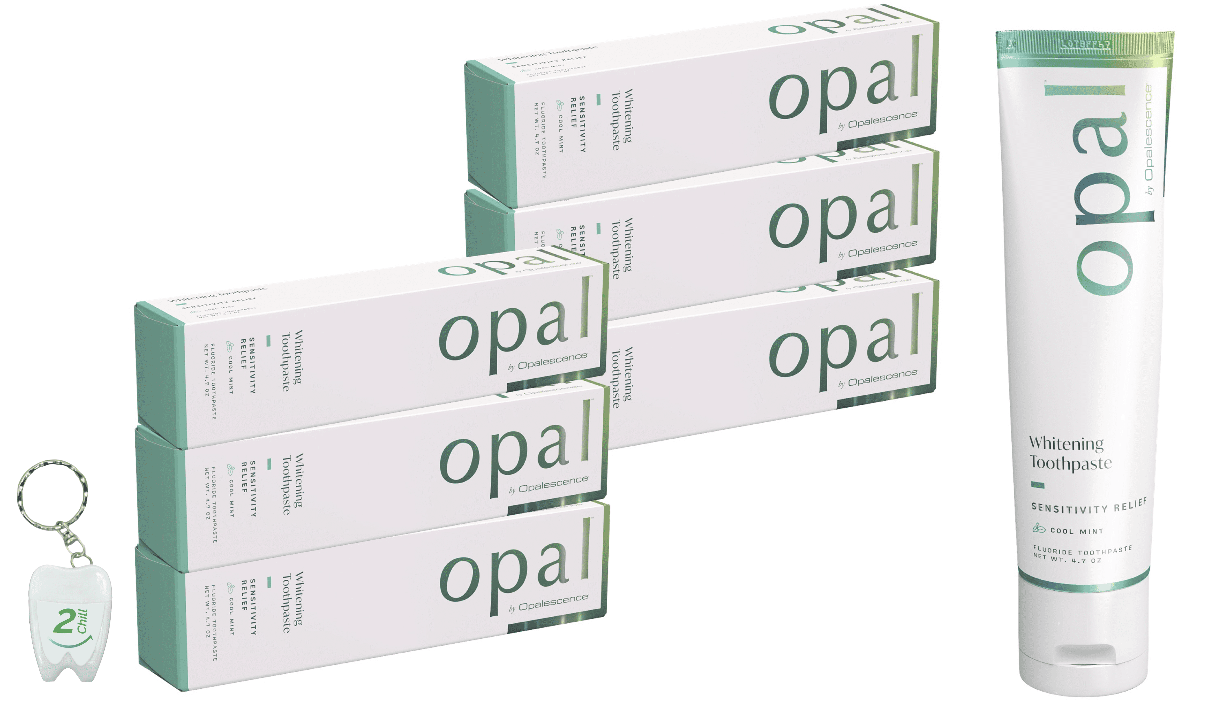 Opal by Opalescence Sensitive Teeth Whitening Toothpaste (6 Pack) Mint ...