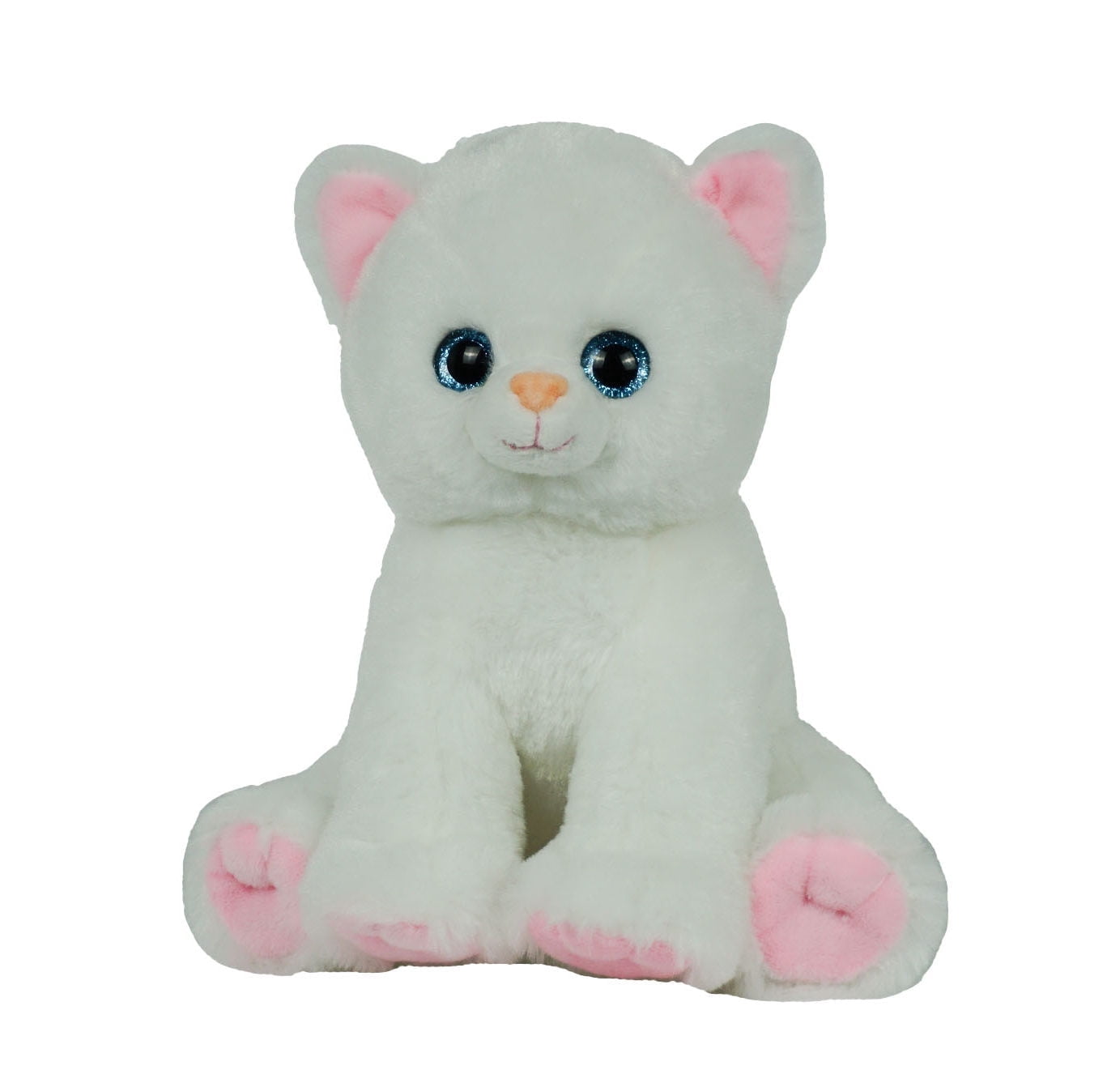 Opal the White Kitty with Purple Ballerina Outfit 8 inch Soft Plush ...