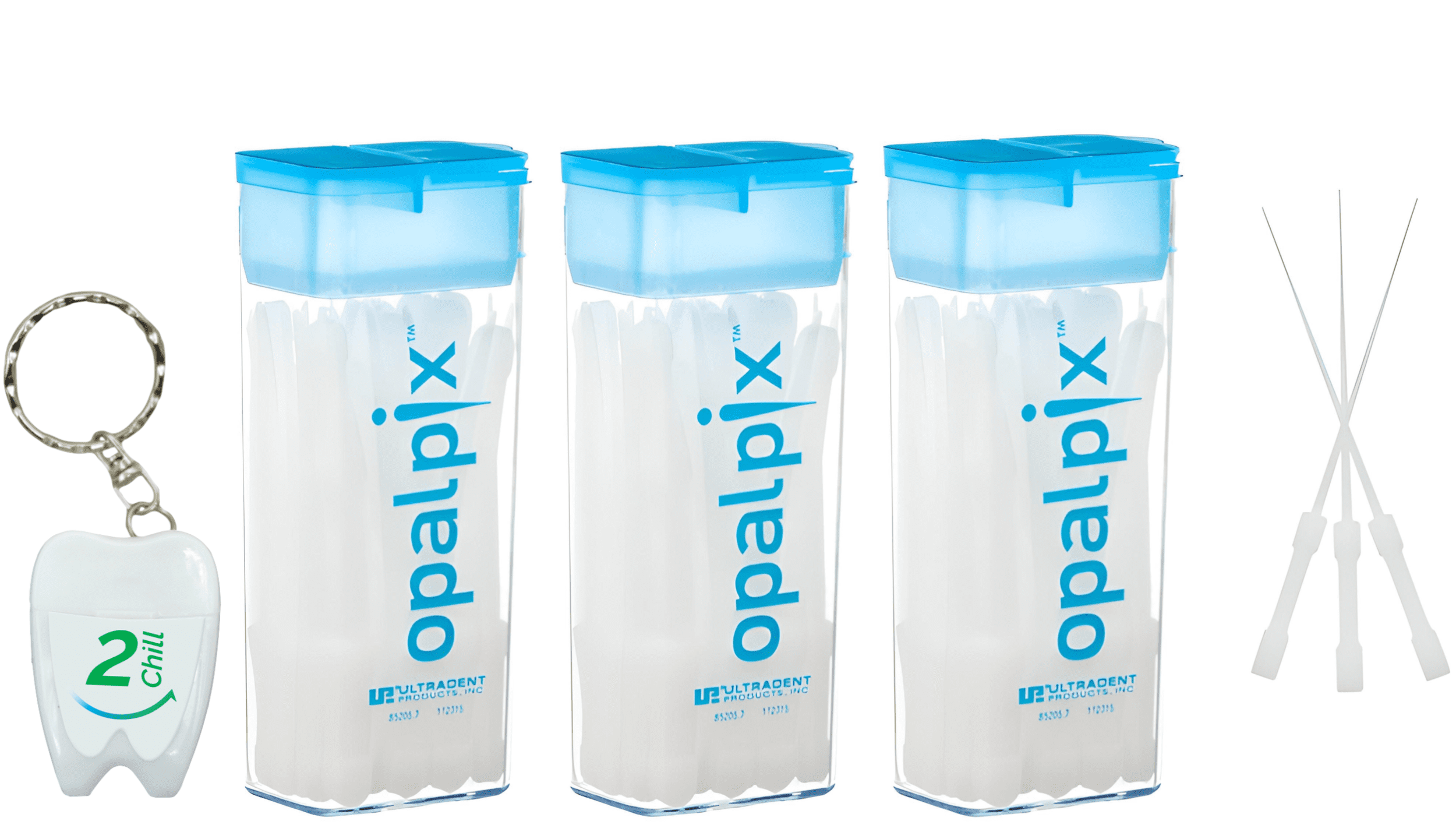 OpalPix Dental Picks (3 Packs) 32ct per Pack. Plastic Tooth Oral Care ...