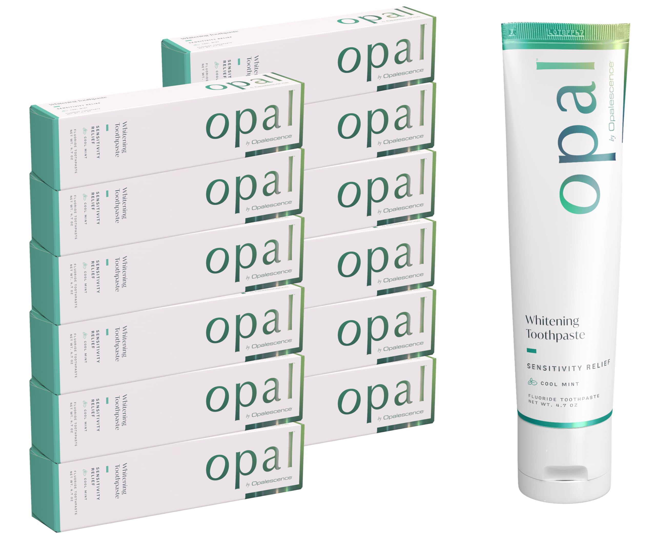 Opalescence Opal Sensitive Teeth IFF17 Whitening Toothpaste (Pack of 12 ...