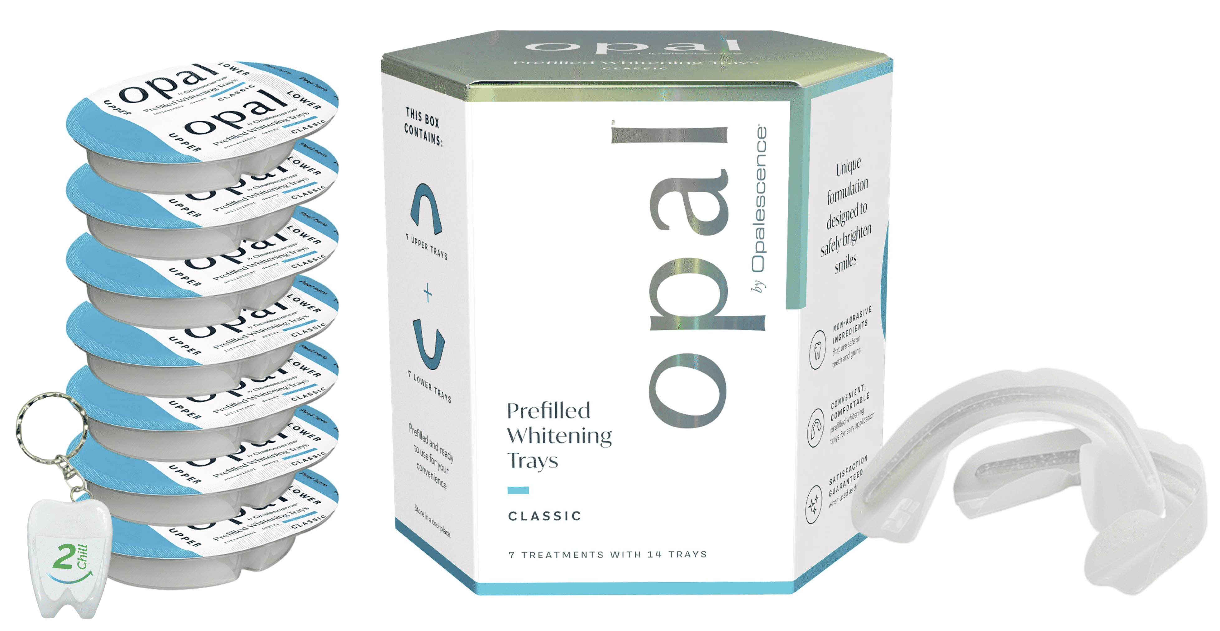 Opal by Opalescence Go Teeth Whitening Kit, 7 Classic Prefilled Trays ...