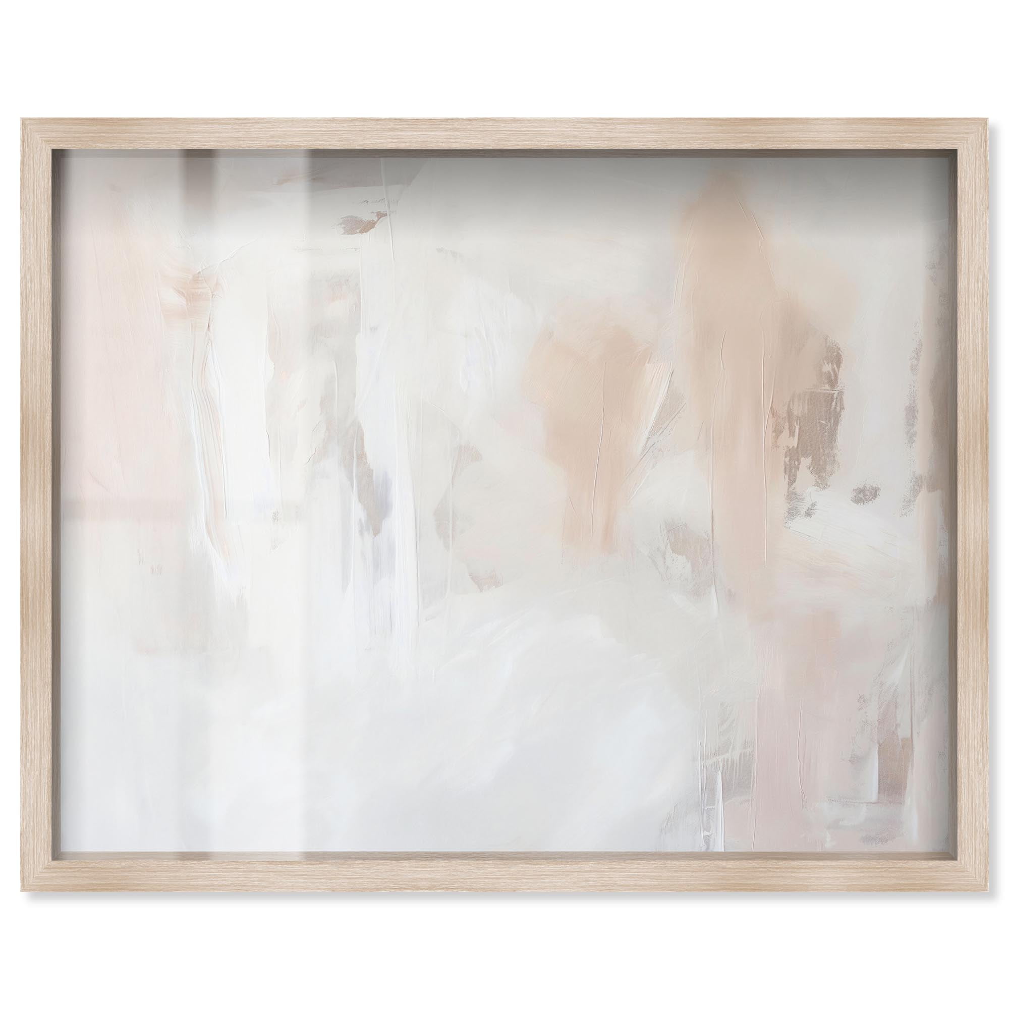 Opalescent Hues II Shadowbox Print Abstract Art by Art Remedy, Blonde ...