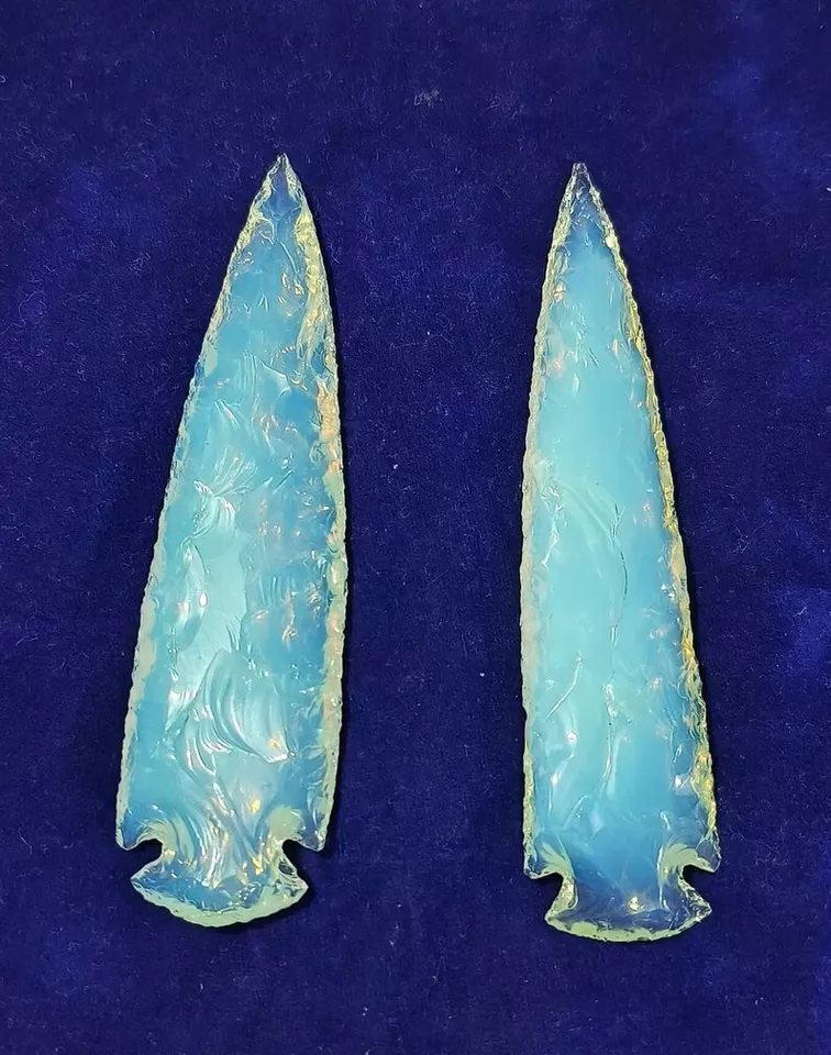 Opalite Spearhead Arrowhead Crystal Bead for Jewelry Making, Healing ...