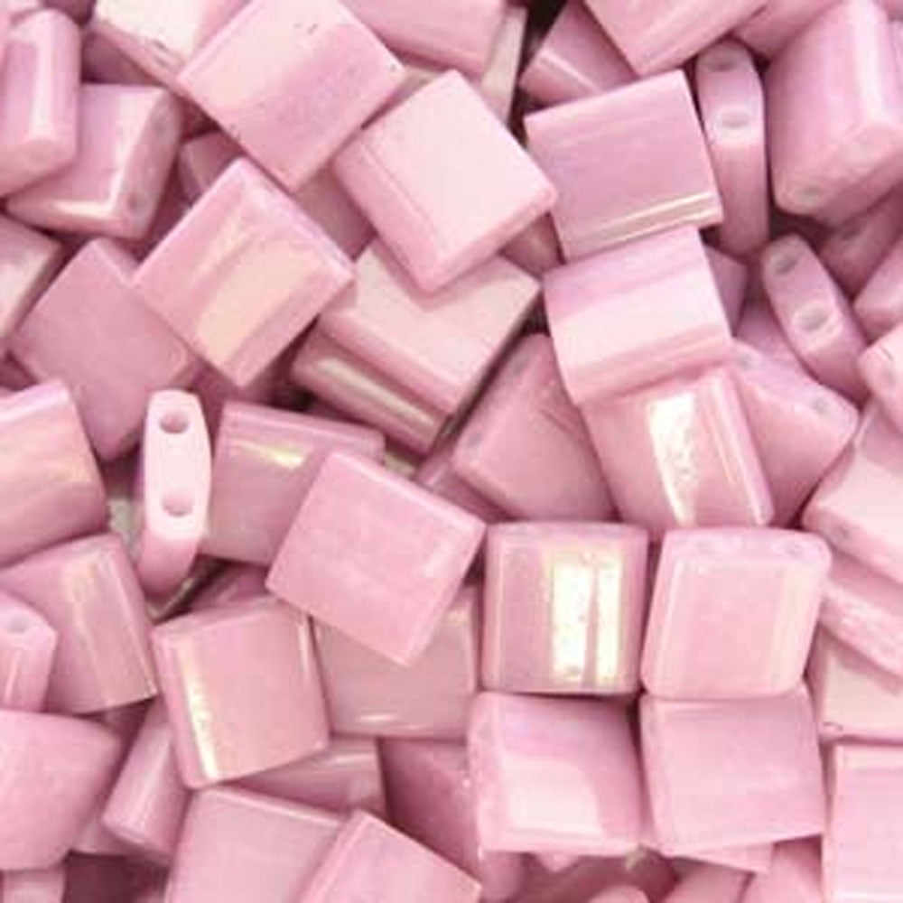 Opaque Antique Rose Luster Miyuki Tila Seed Beads - Full Cut TL599-TB ...