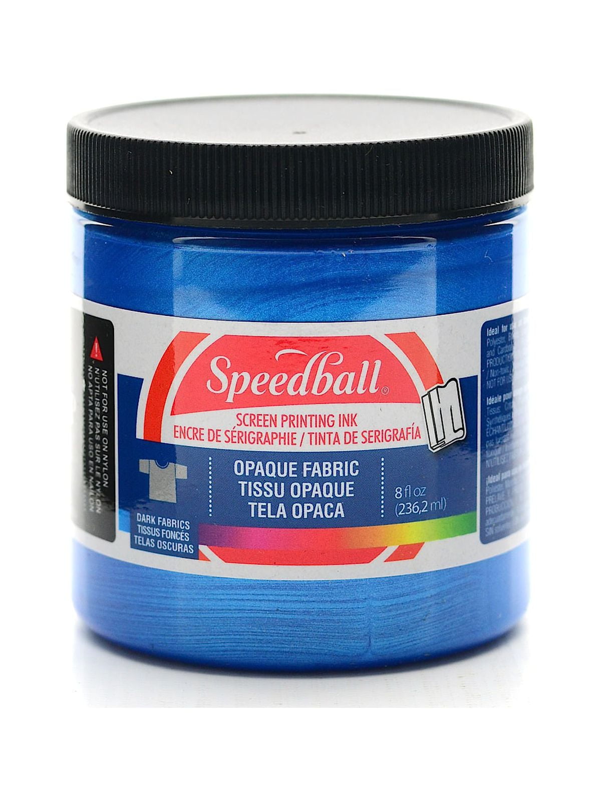 Opaque Fabric Screen Printing Inks blue topaz, 8 oz. (pack of 2 ...