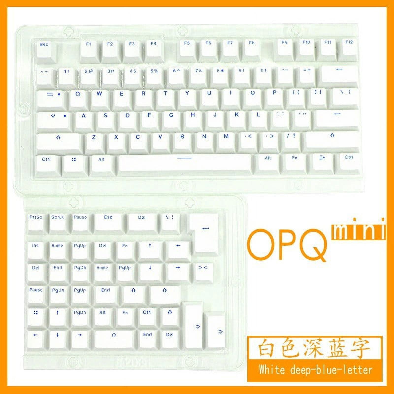 Opaque Mini Keycap Set for 61/64/68/71/78/82/84/87 Keyboards - Premium ...