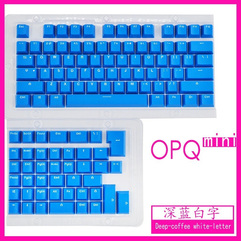 Opaque Mini Keycap Set for 61/64/68/71/78/82/84/87 Keyboards - Premium ...