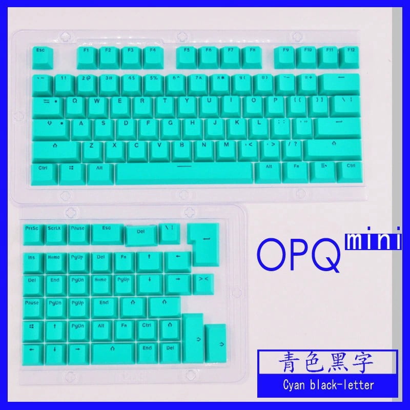 Opaque Mini Keycap Set for 61/64/68/71/78/82/84/87 Keyboards - Premium ...