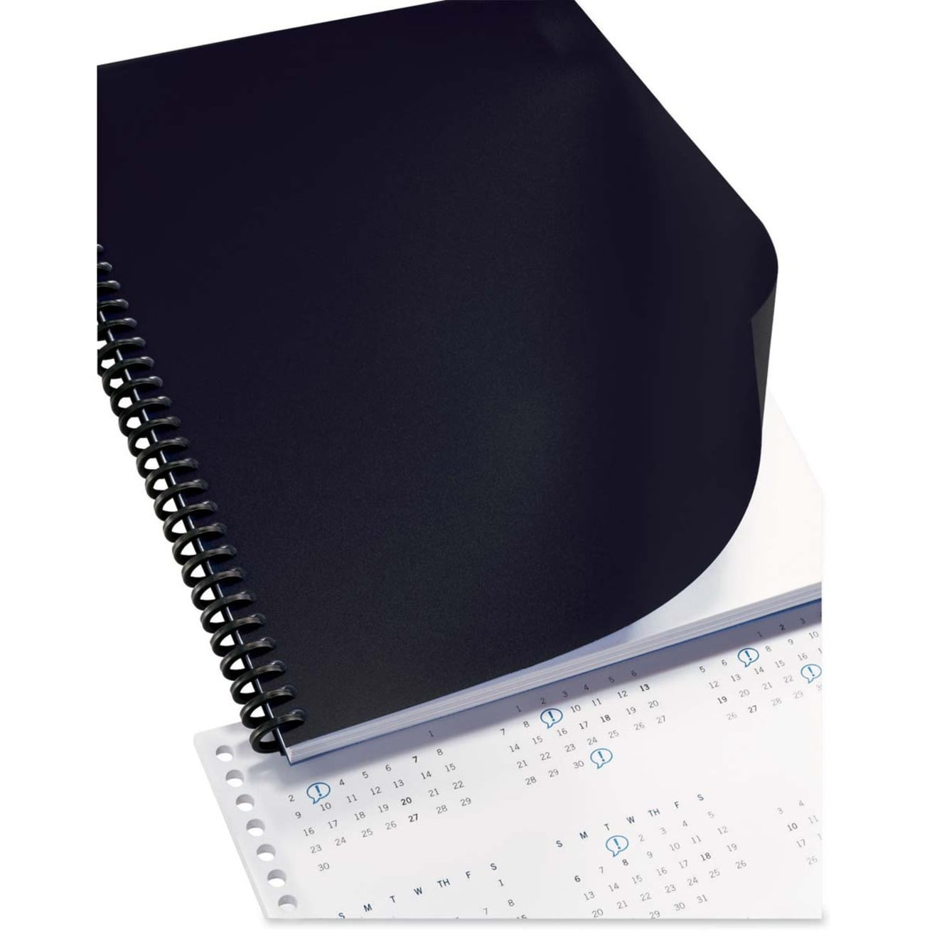 Opaque Plastic Presentation Binding System Covers, 11 X 8 1/2, Black ...