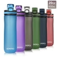 Opard 20 Oz Sports Water Bottle, BPA Free Tritan Plastic, Leak Proof, Flip Top, Volume Marked ...