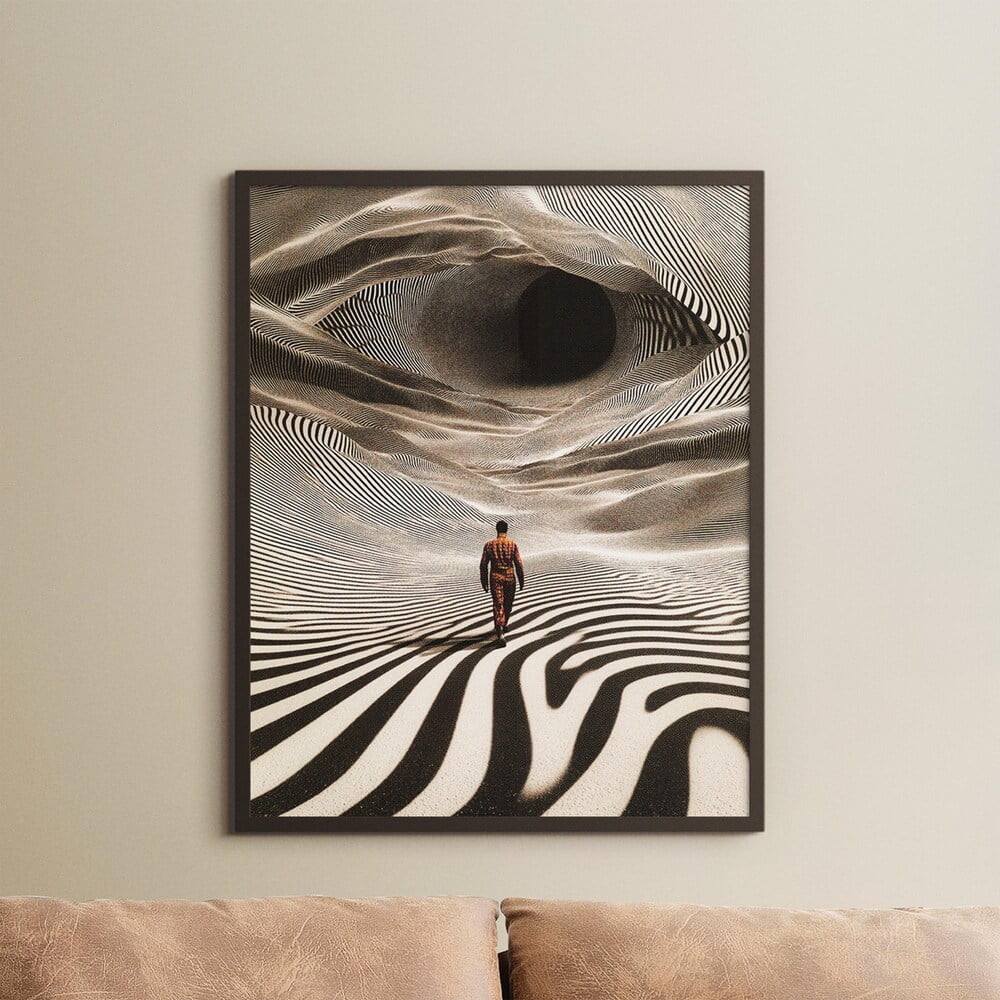 An Opart Adventure, Vintage Collage By Taudalpoi: Optical Illusion ...