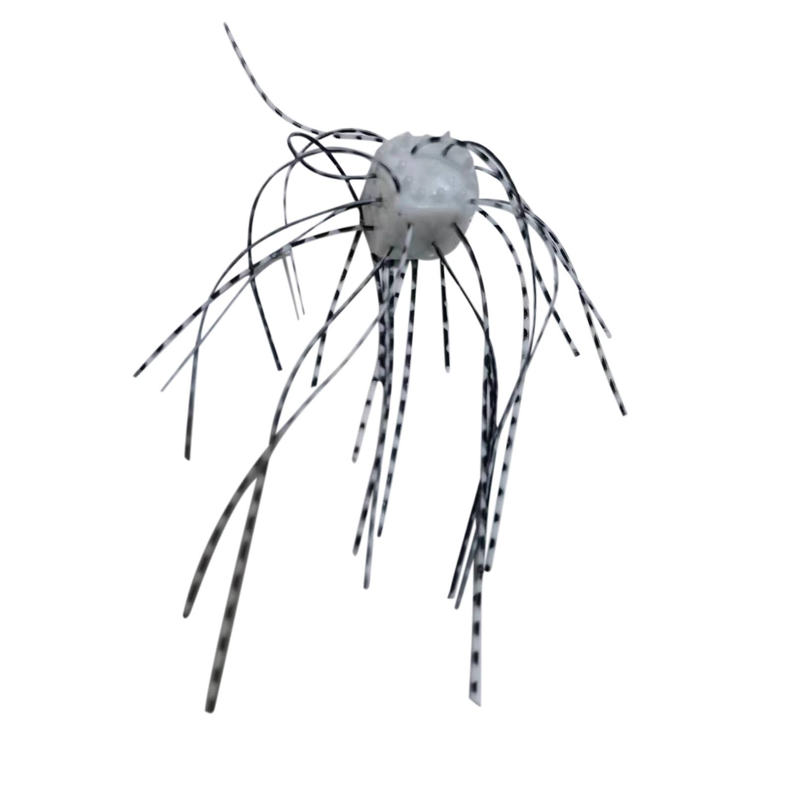 Opehuo 10PCS Silicone Soft Dice Fishing Lures with Multiple Tentacles ...