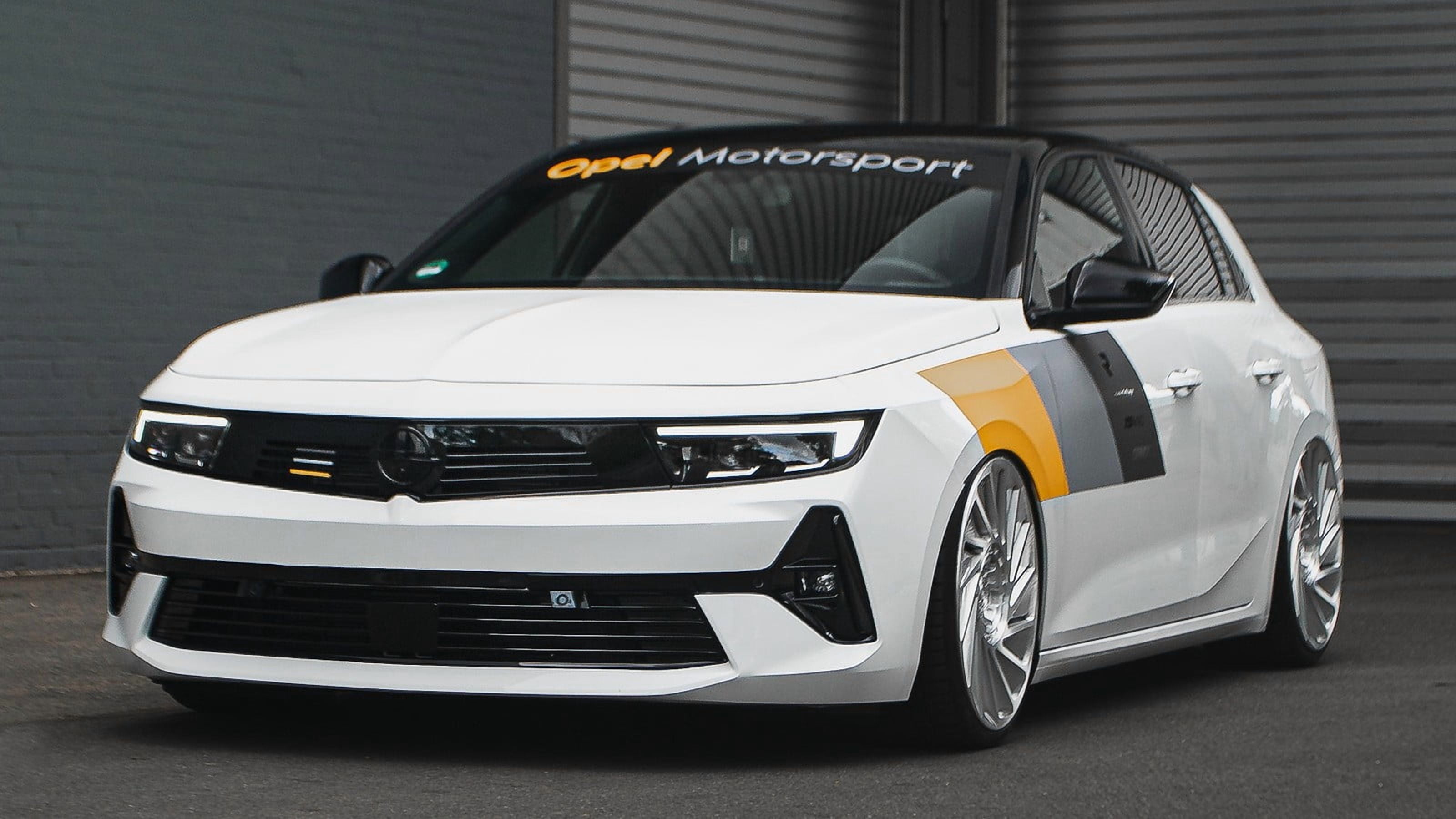 Opel Astra Hybrid XS Show Car 300 - 24x36 Inch Laminated Poster ...