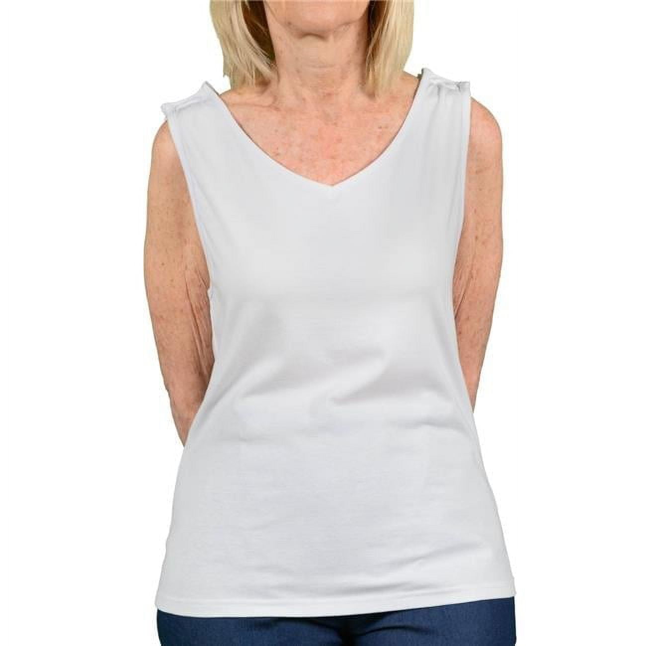 Open Back Adaptive Camisole for Women - Cami, White - Extra Small ...