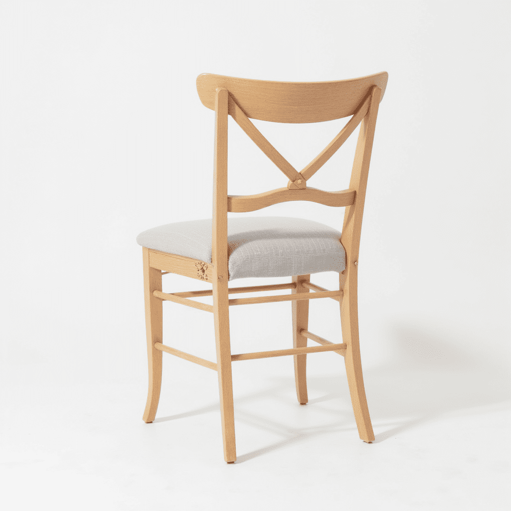 Open Back Dining Chairs with Upholstered Seats and Nailhead Trim – Gray ...