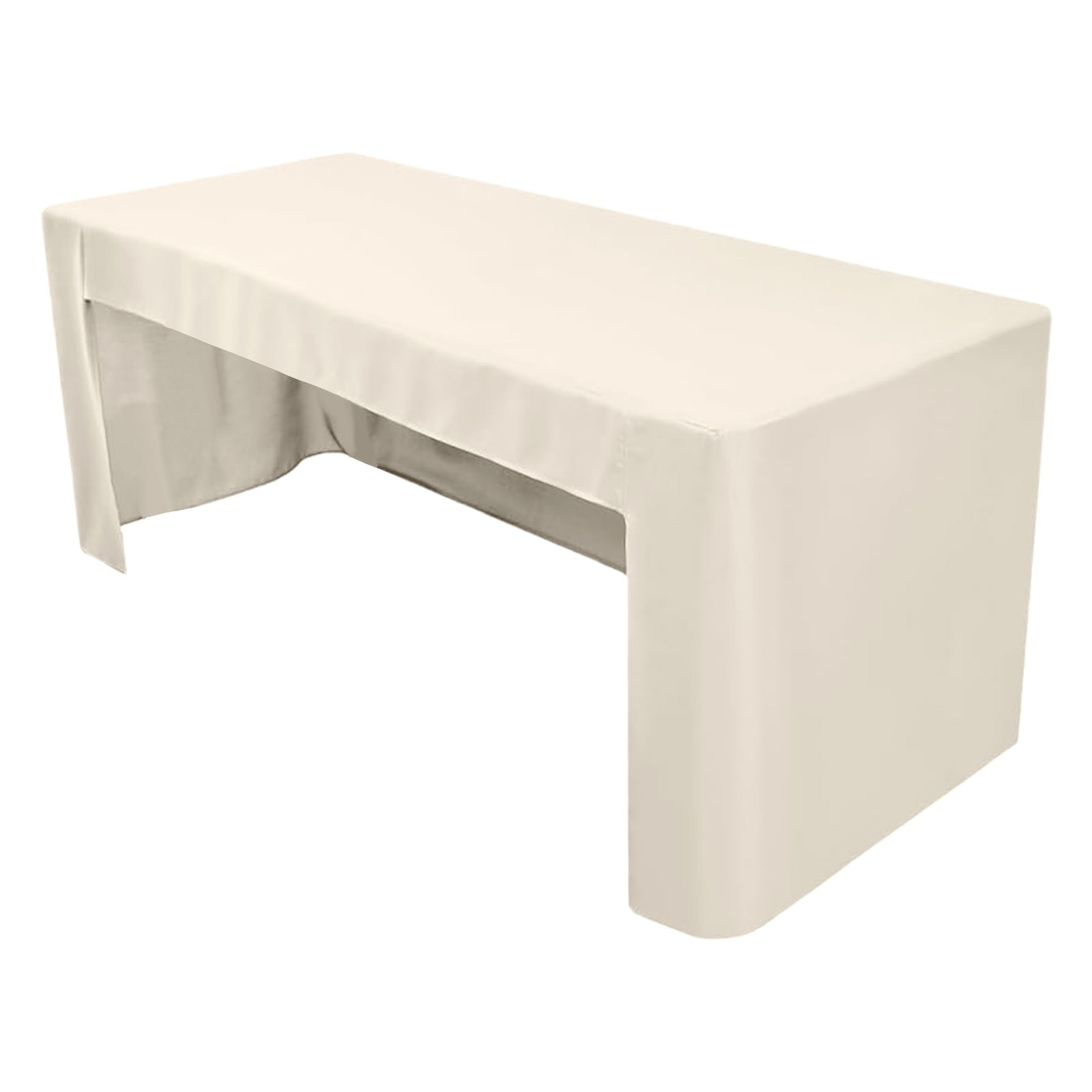 Open Back Table Cloth Fabric Table Cover Washable for Rectangular Table ...