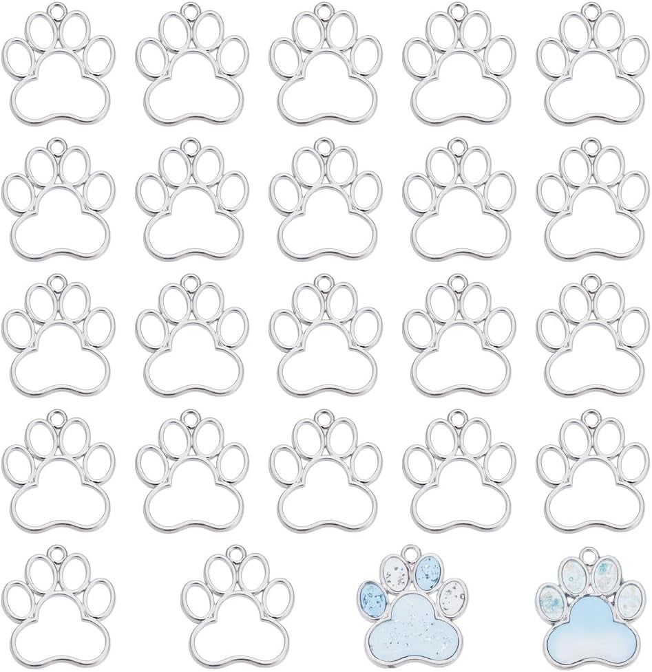Open Bezels for Resin Open Bezel Charms Alloy Frame Pendants Hollow ...