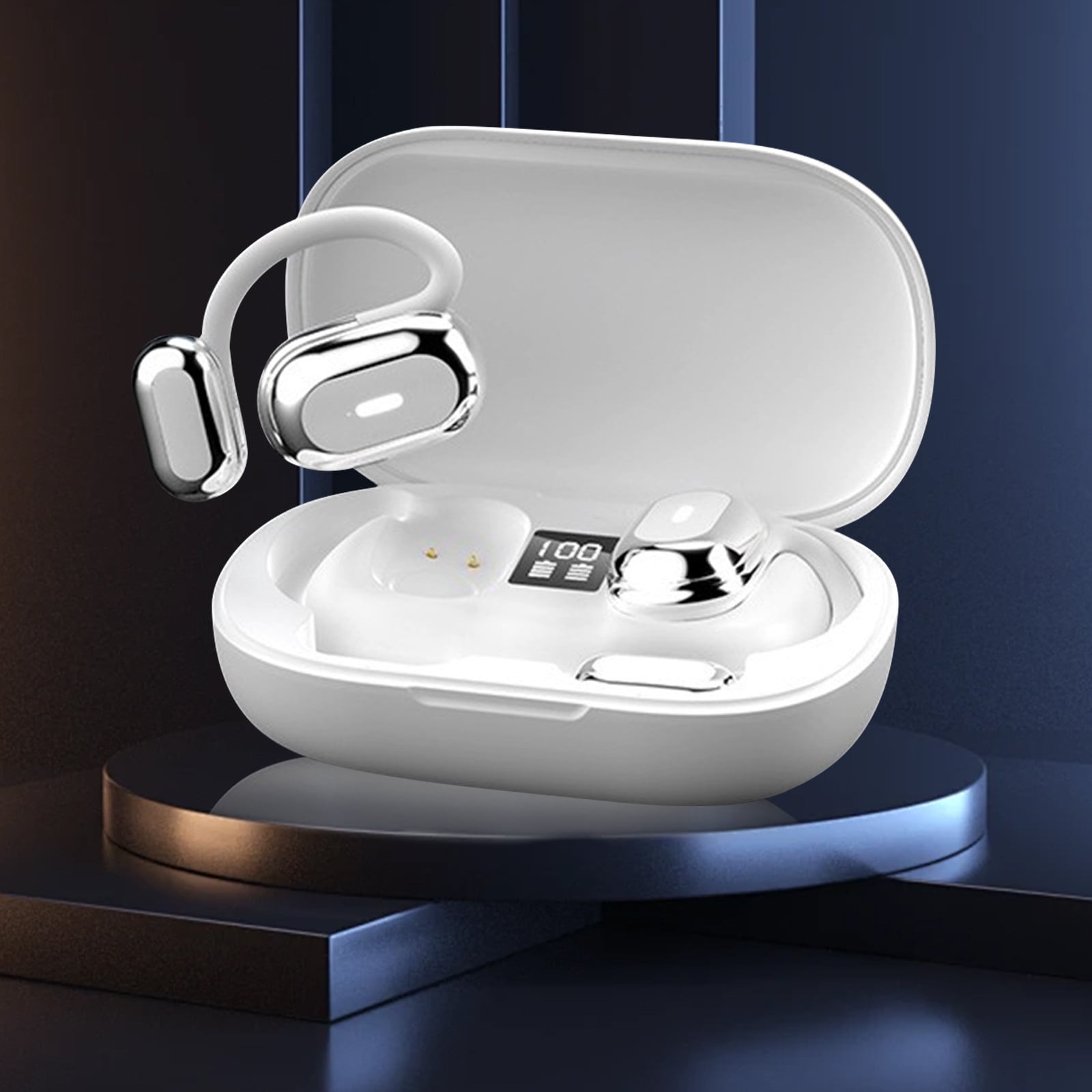 Open Bluetooth Headset Wireless Not In-ear Integrated Battery Life Up ...