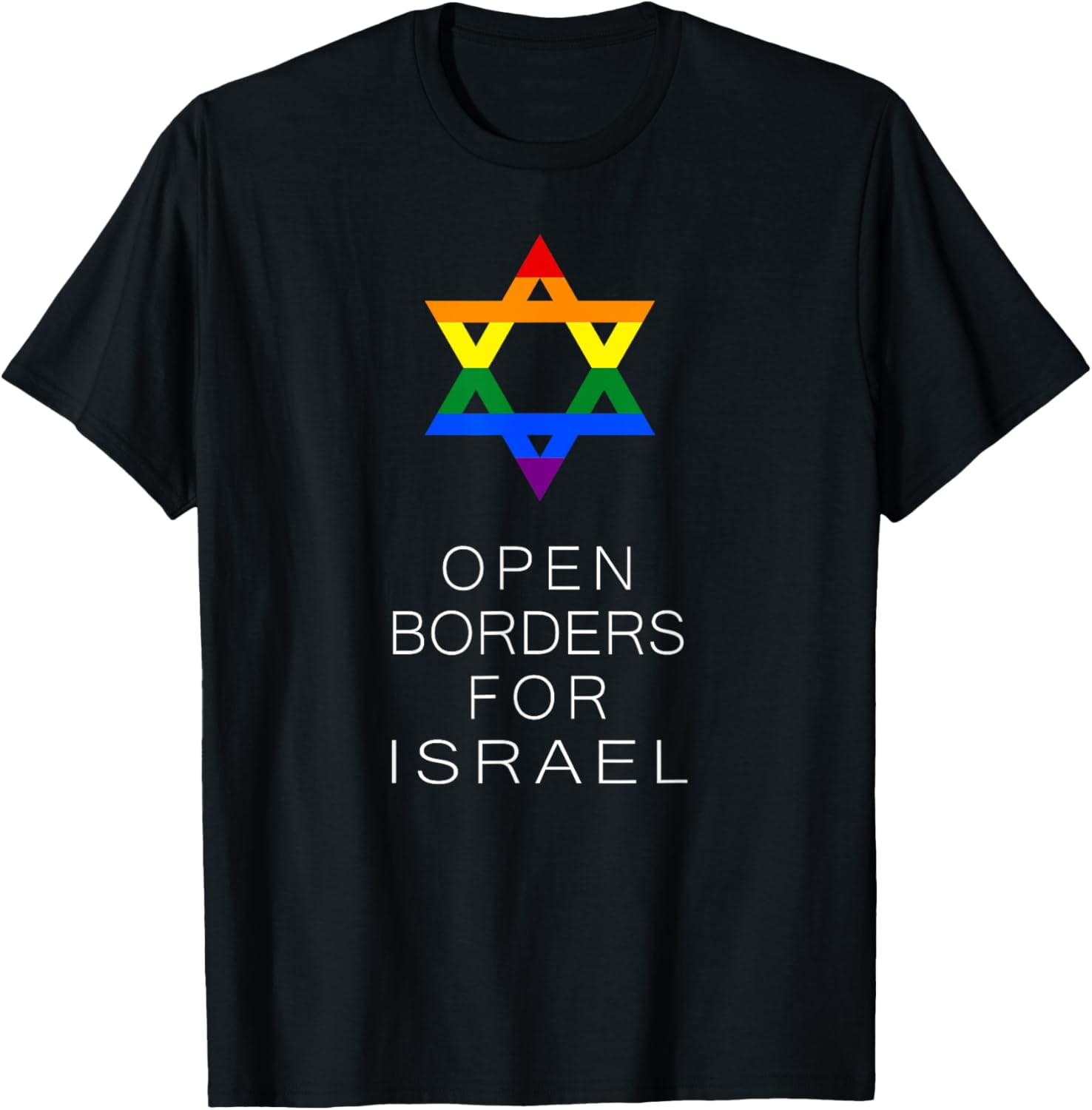 Open Borders for Israel T-Shirt - Walmart.com