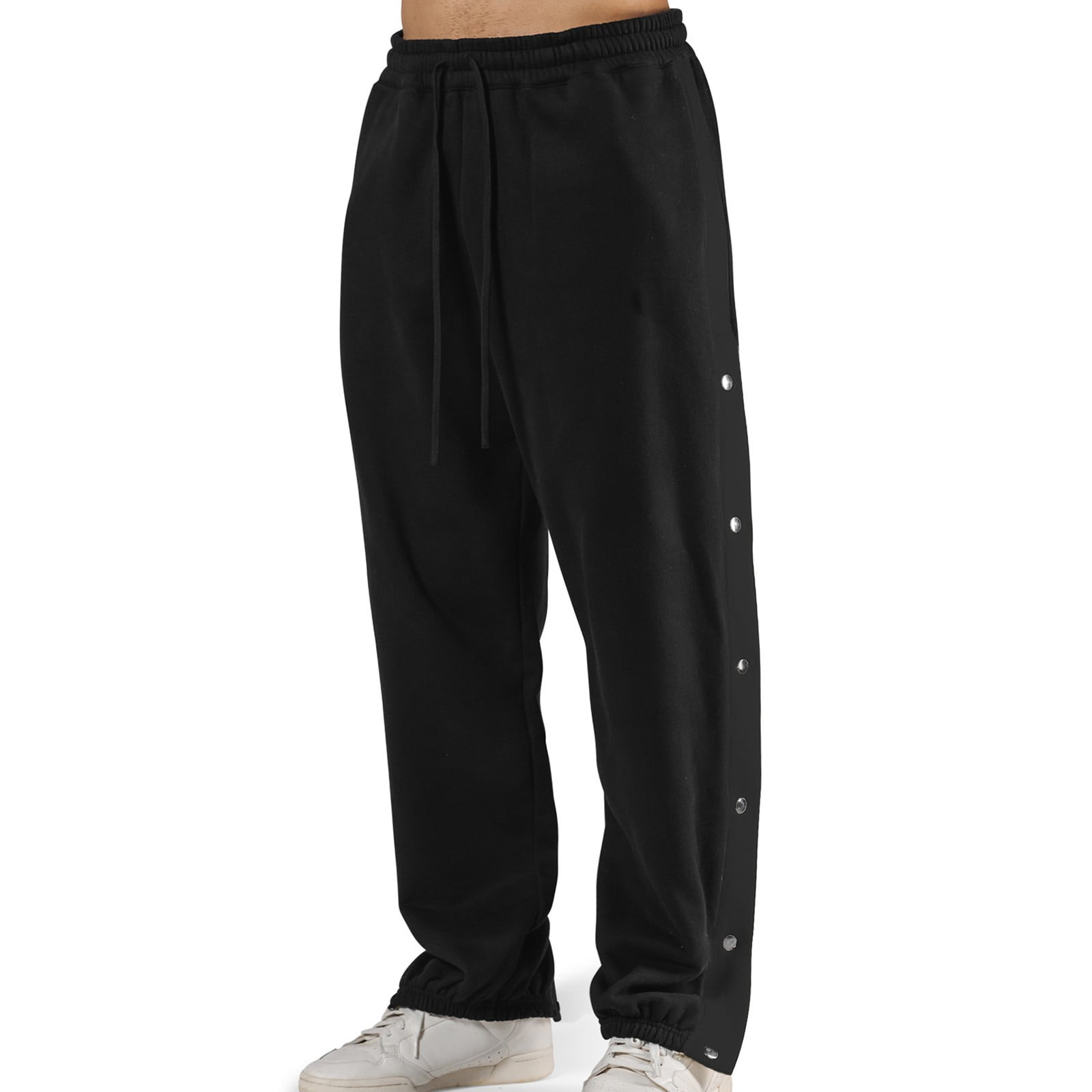 Open Bottom Mens Sweatpants Comfy Mens Pants Clearance Trousers Men ...