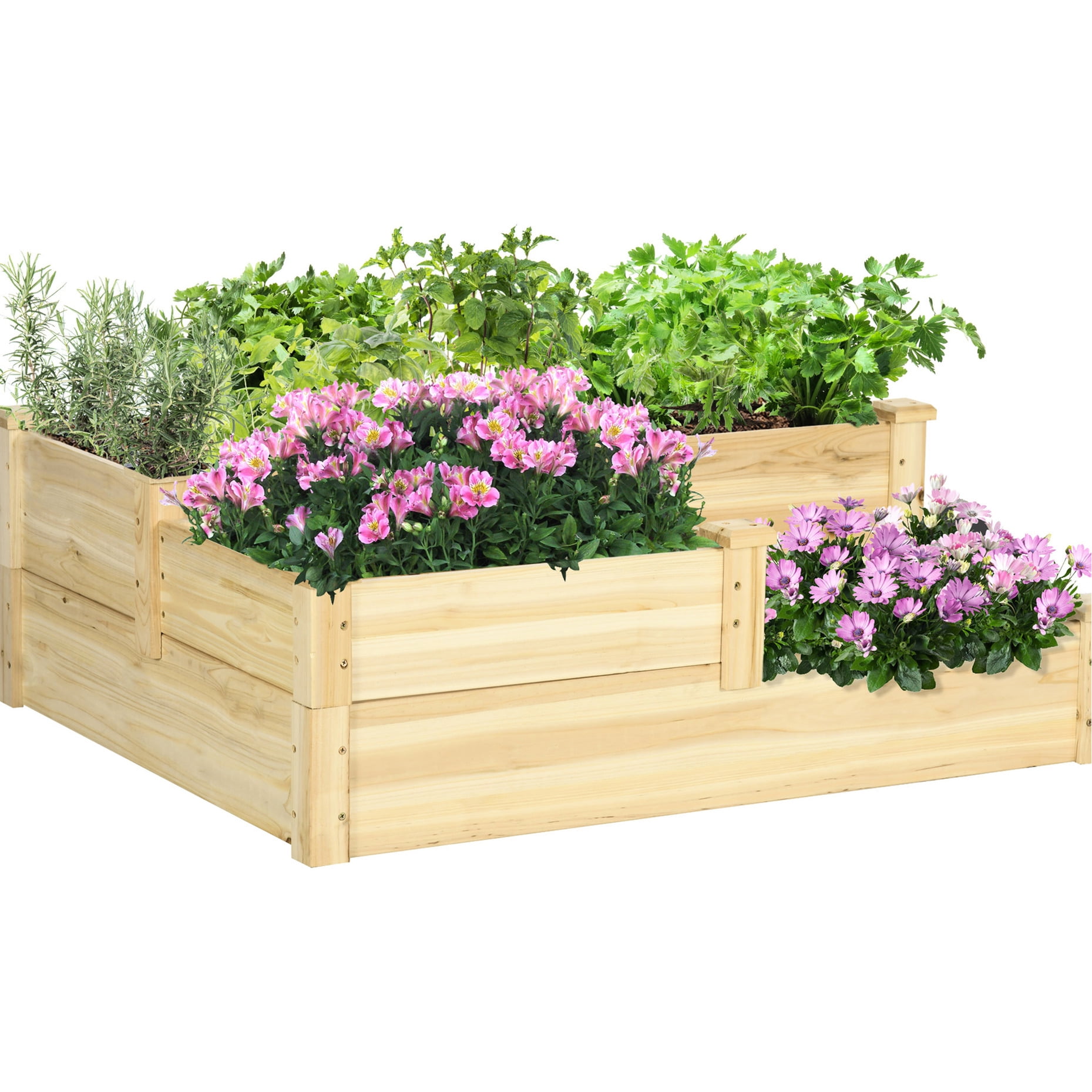 Open Bottom Planter - Maximize Root Growth - Outdoor Herb Cultivation ...
