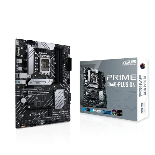 Open Box ASUS PRIME B660-PLUS D4 LGA 1700 (12THGEN) ATX MOTHERBOARD ...