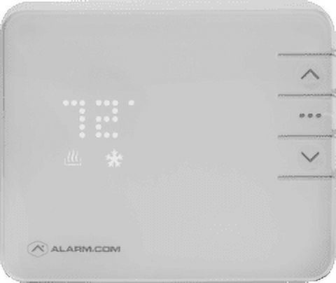 Alarm.Com ADC-T2000 White Smart Thermostat, Open Box, Remote Control ...