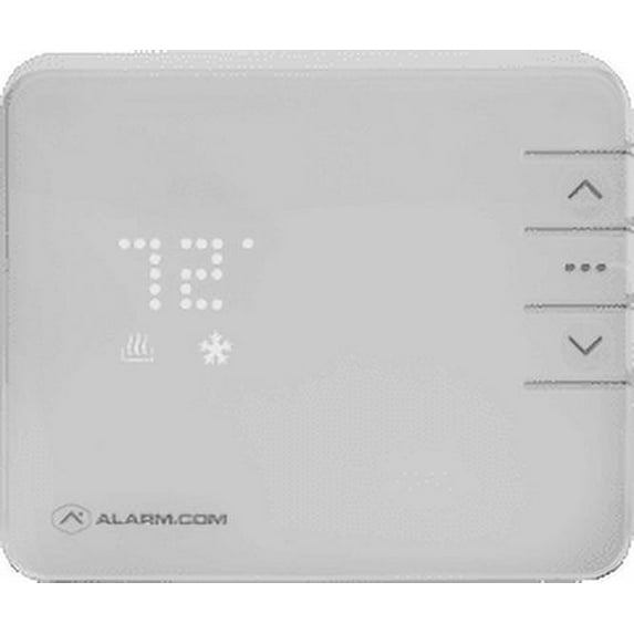 Alarm.Com ADC-T2000 White Smart Thermostat, Open Box, Remote Control ...