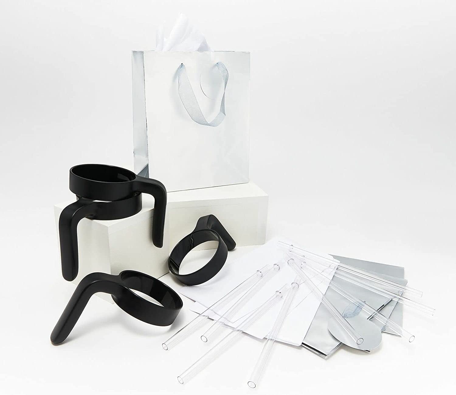 Open Box Arktech Solutions Primula S/4 Tumbler Handle & Straw Sets - Black - Walmart.com