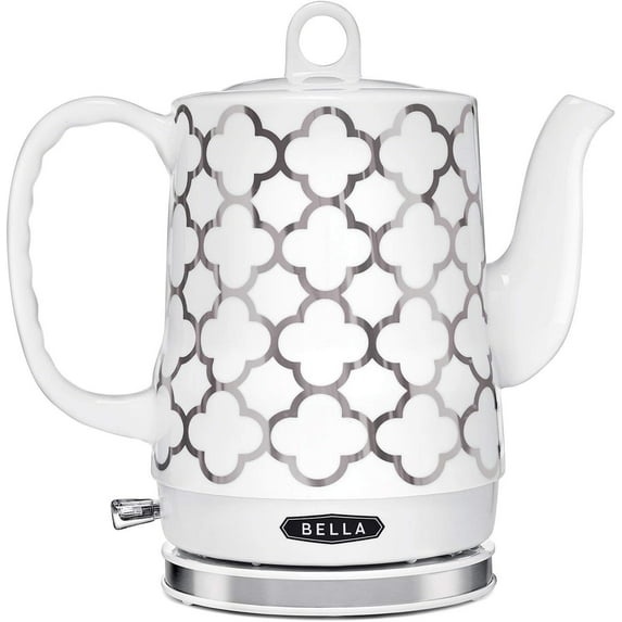 Open Box BELLA Electric Kettle & Tea Pot , 1.2 Liter - Silver Tile ...