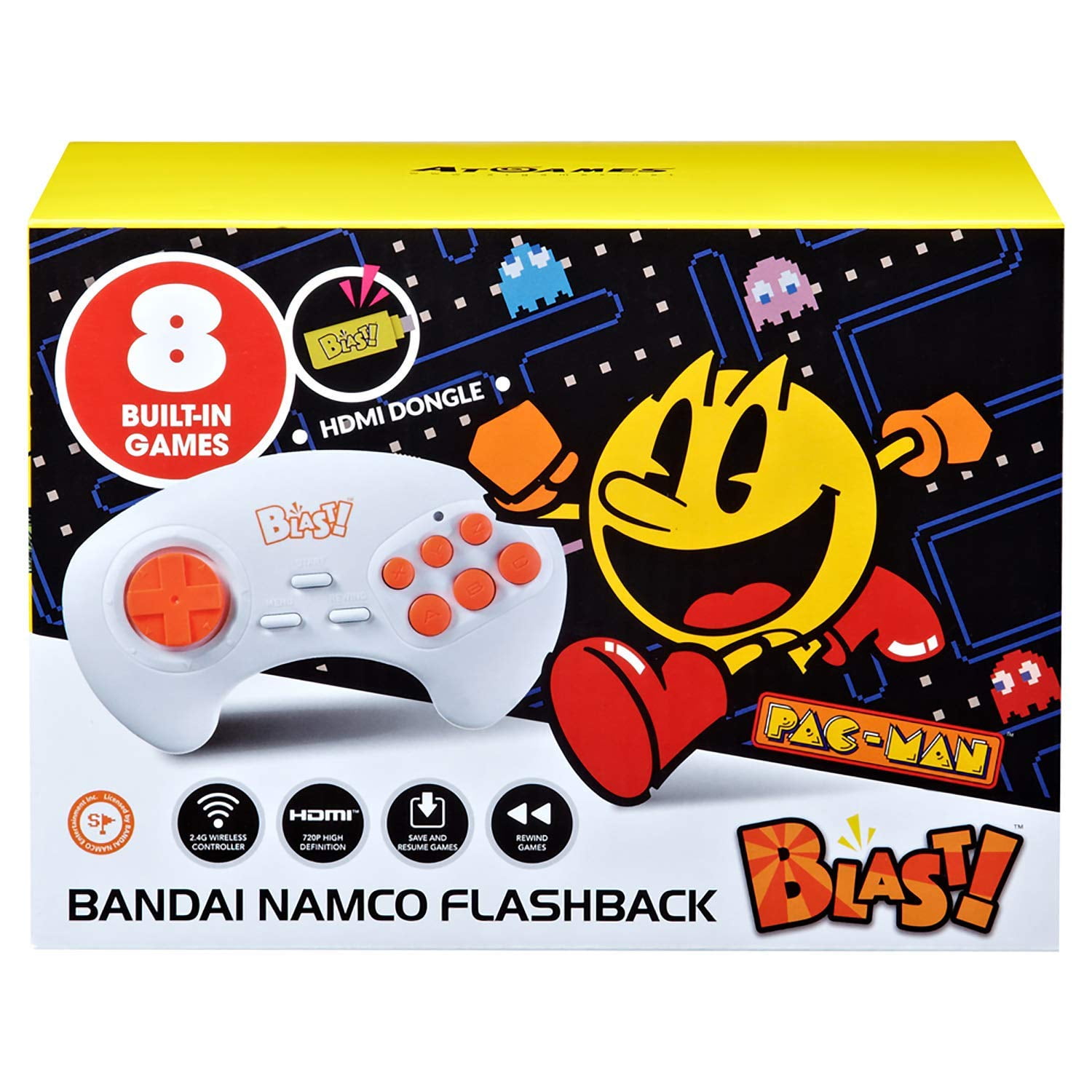 Open Box Bandai Namco Flashback Blast Console with Pacman - Walmart.com