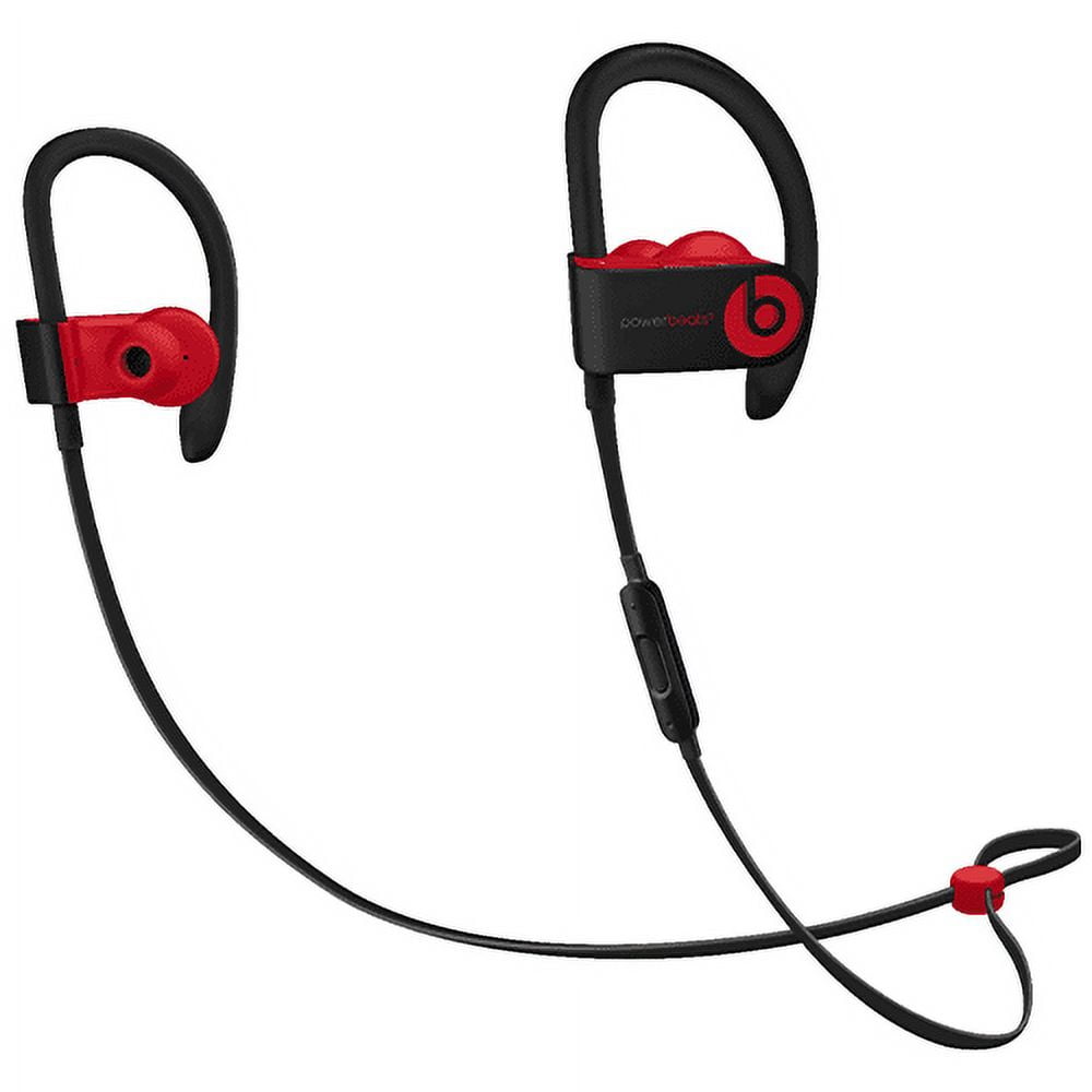 Open Box Beats PowerBeats3 Wireless Bluetooth Earphones - Black and Red ...