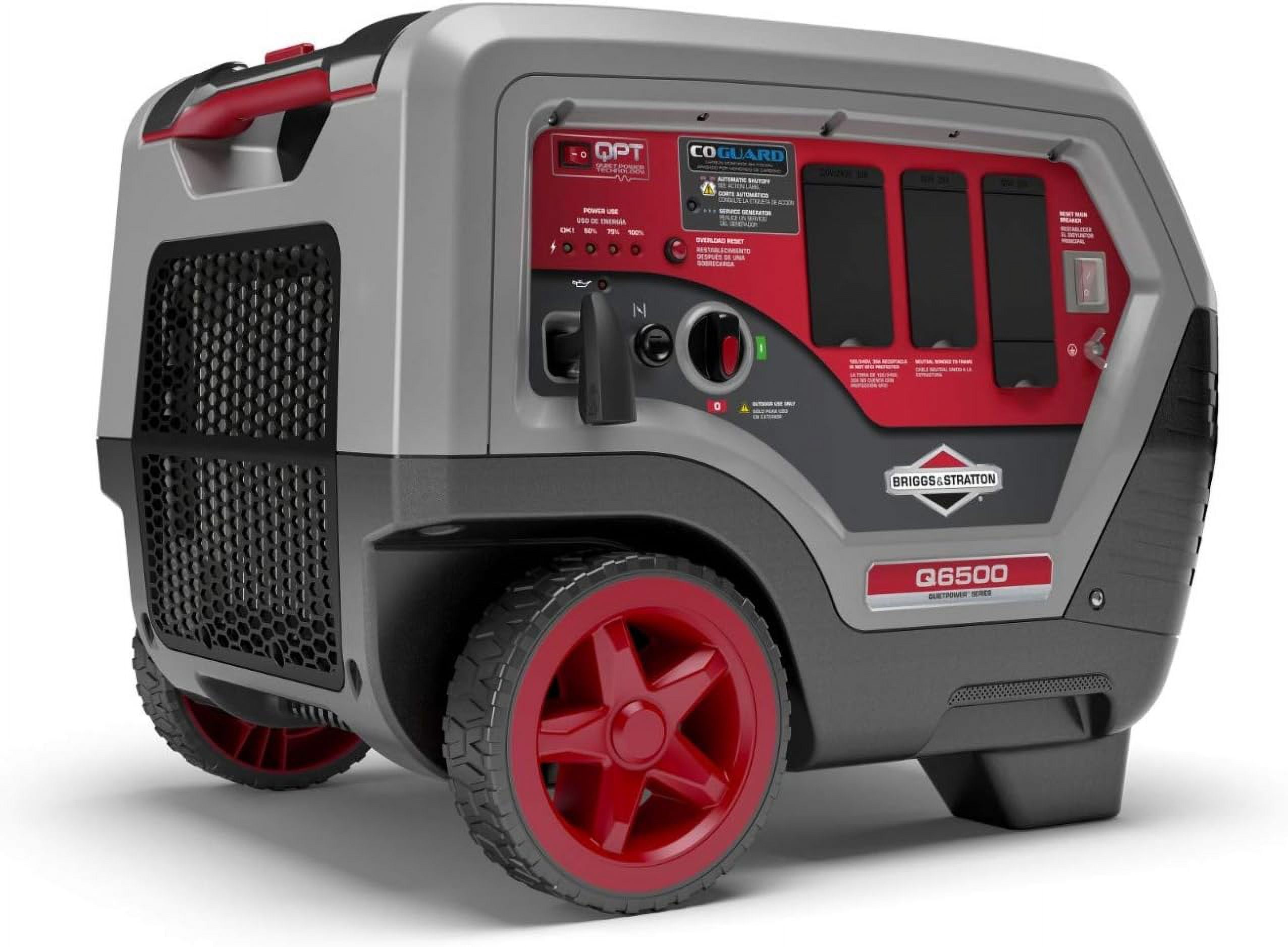 Open Box Briggs & Stratton Q6500 Quiet Power Series Inverter Generator ...