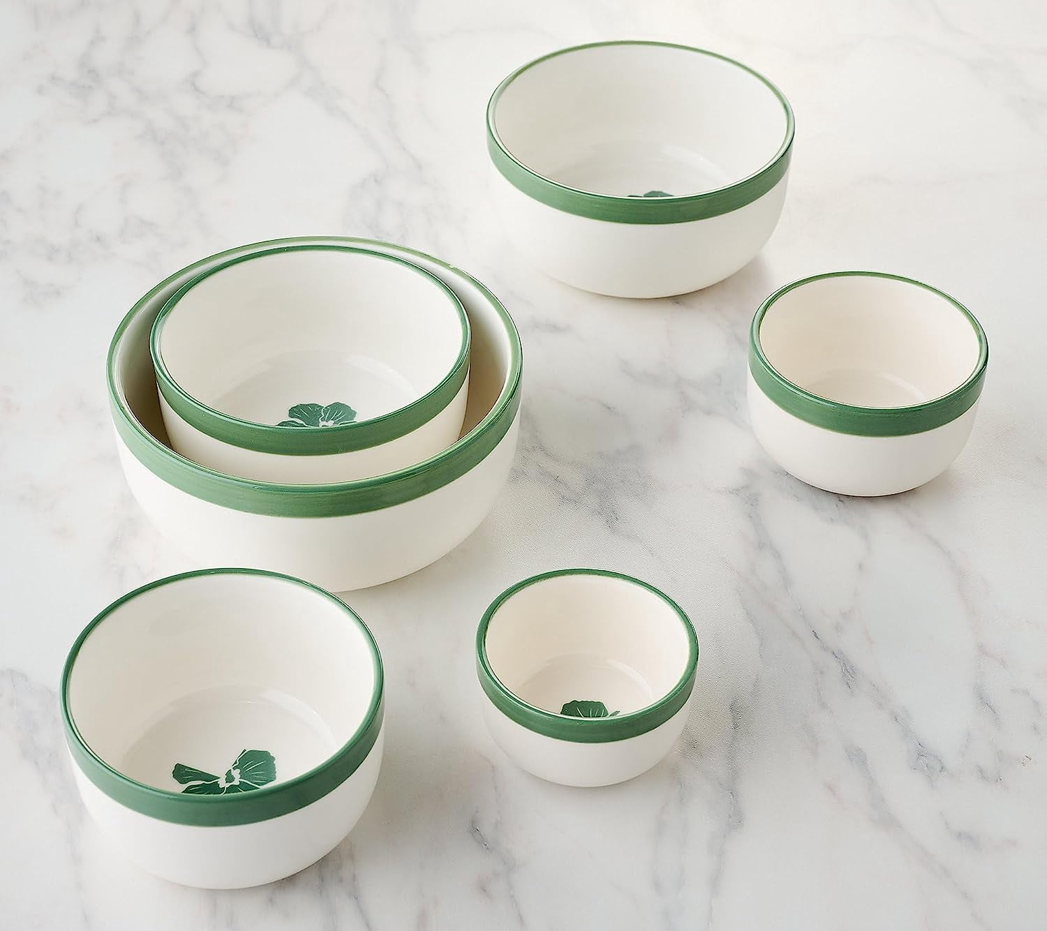 Open Box | Carla Hall Sweet Heritage Nesting Ceramic Measuring Bowls ...