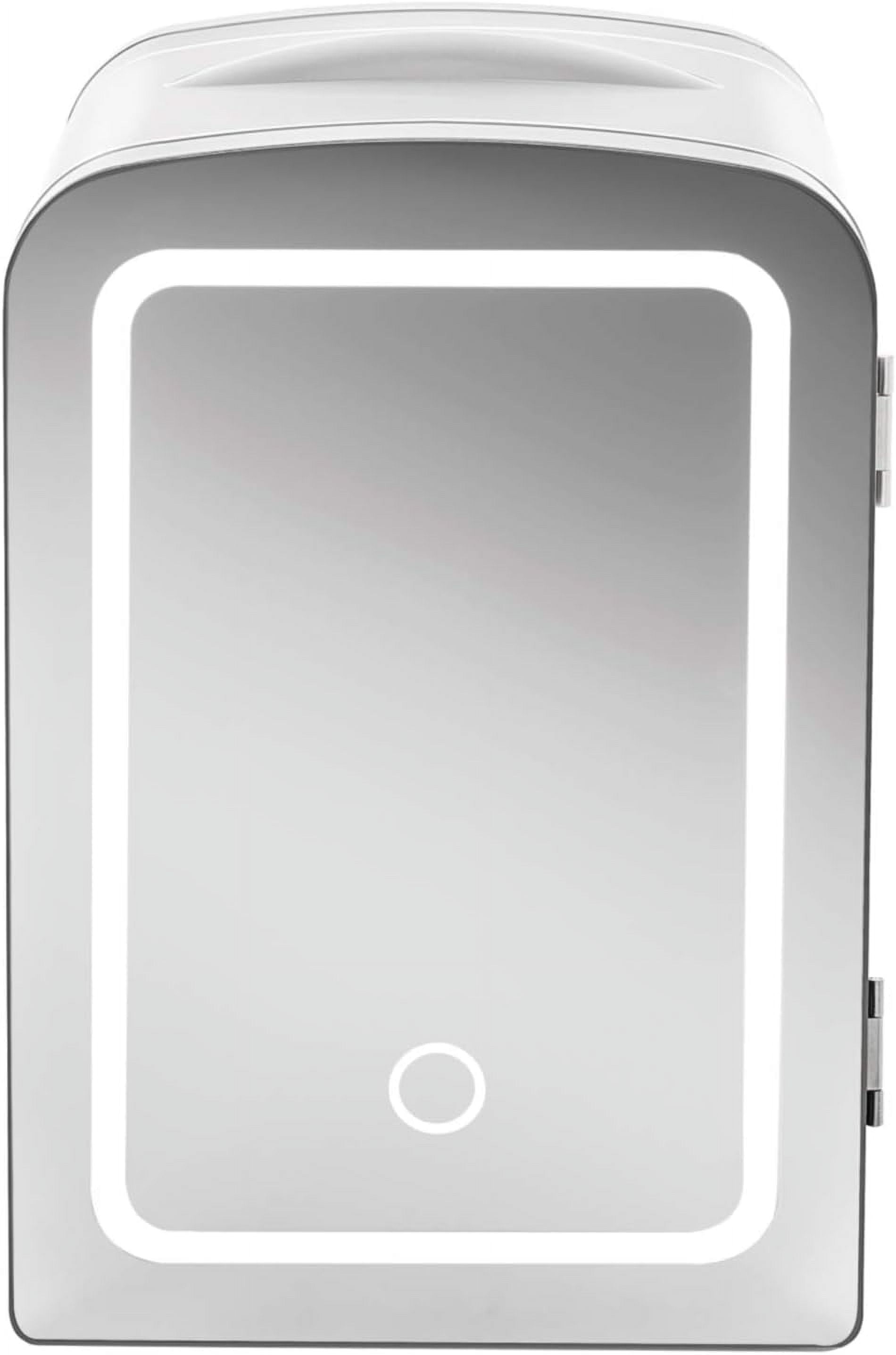 Open Box Chefman Portable Mirrored Beauty Fridge, 4 Liter Mini ...