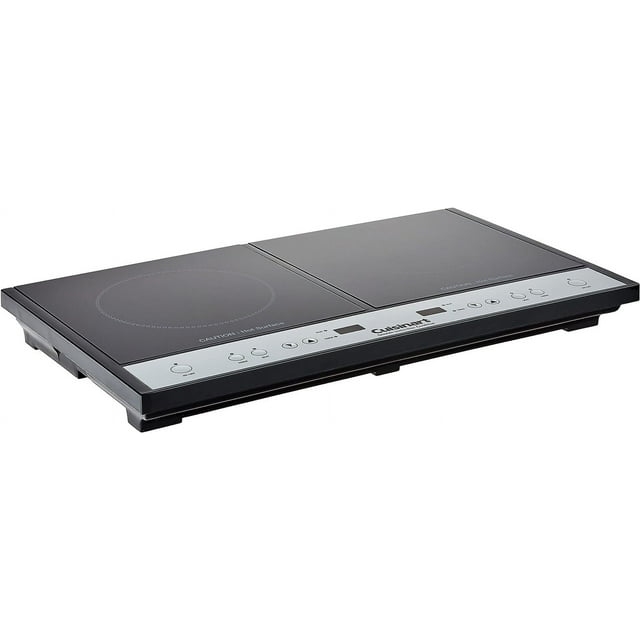 Open Box Cuisinart ICT-60P1 Double Induction Cooktop - Black - Walmart.com