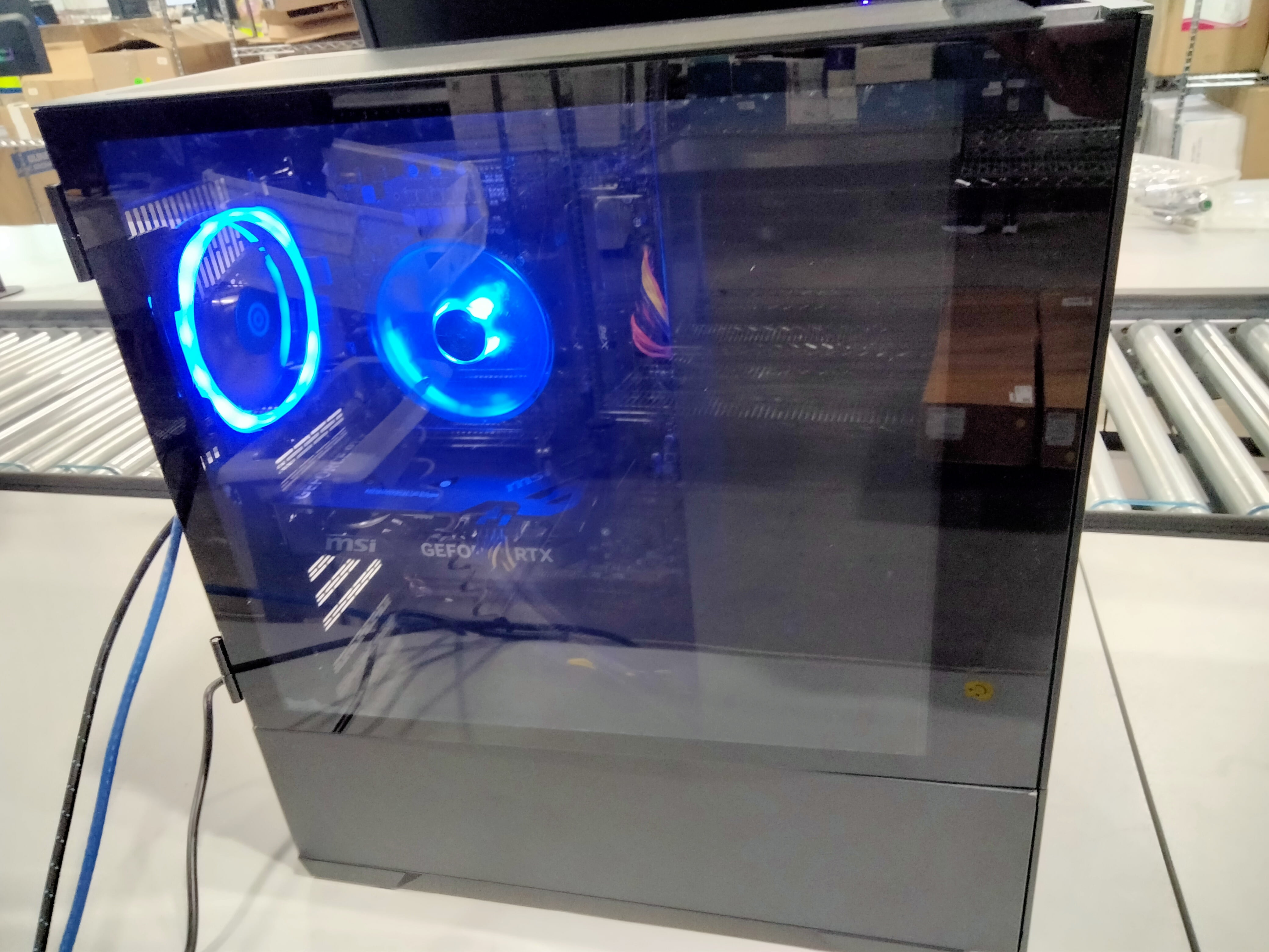 Open Box CyberpowerPC Desktop i5-13400F 16GB RAM 2TB SSD GeForce RTX ...