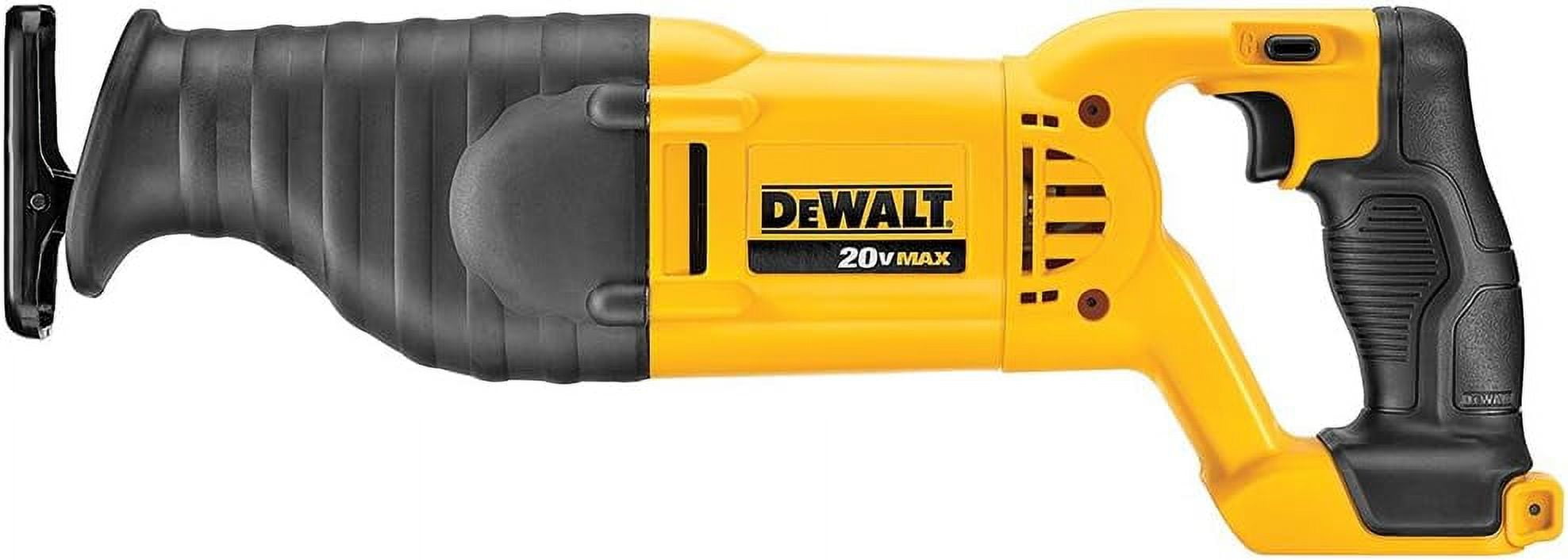 DeWALT Max 20V Cordless Reciprocating Battery Powered Sawzall DCS381B Open Box Tool Only Yellow Walmart